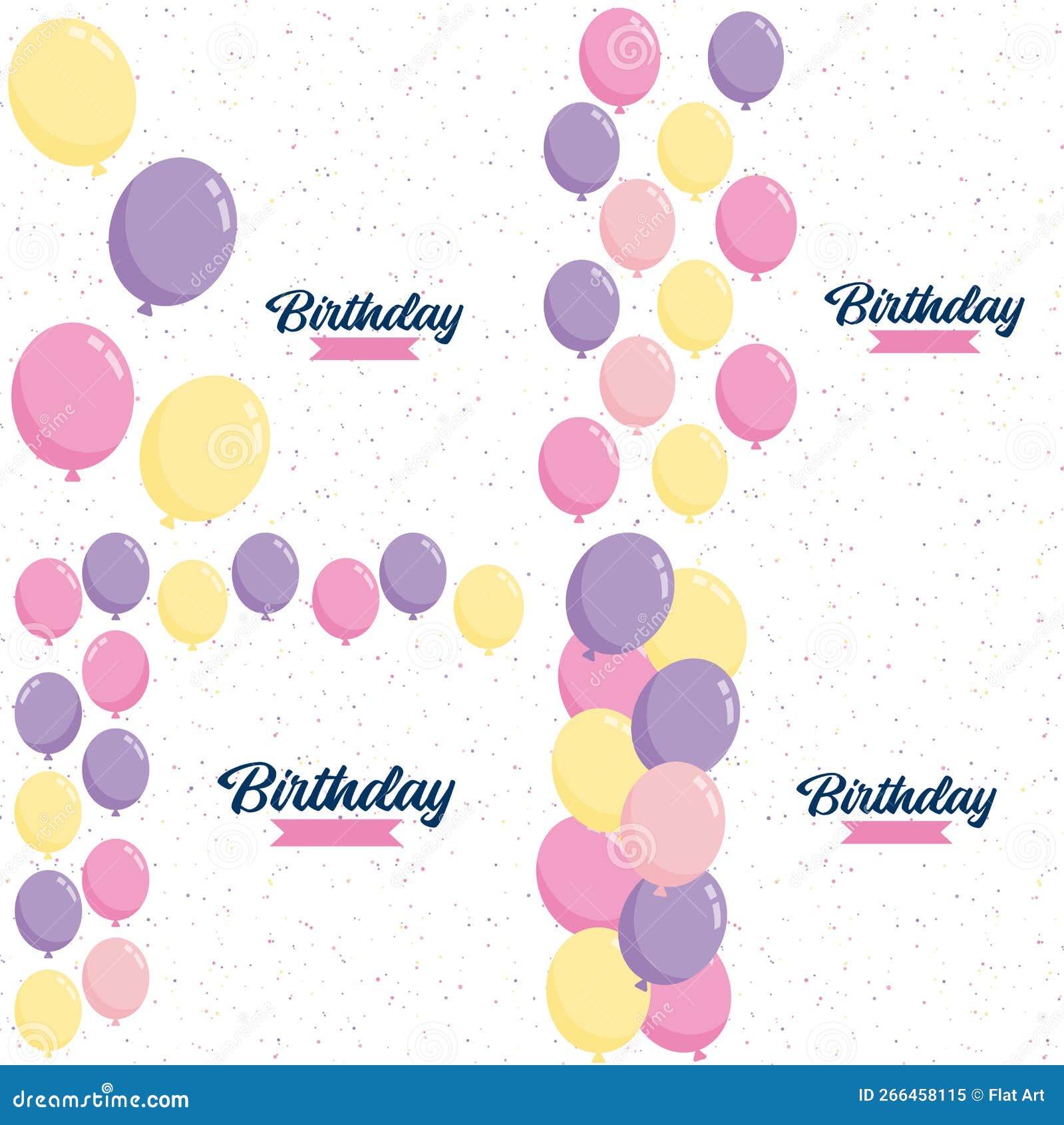 Happy Birthday Text with a Rainbow Gradient and a Geometric Pattern ...