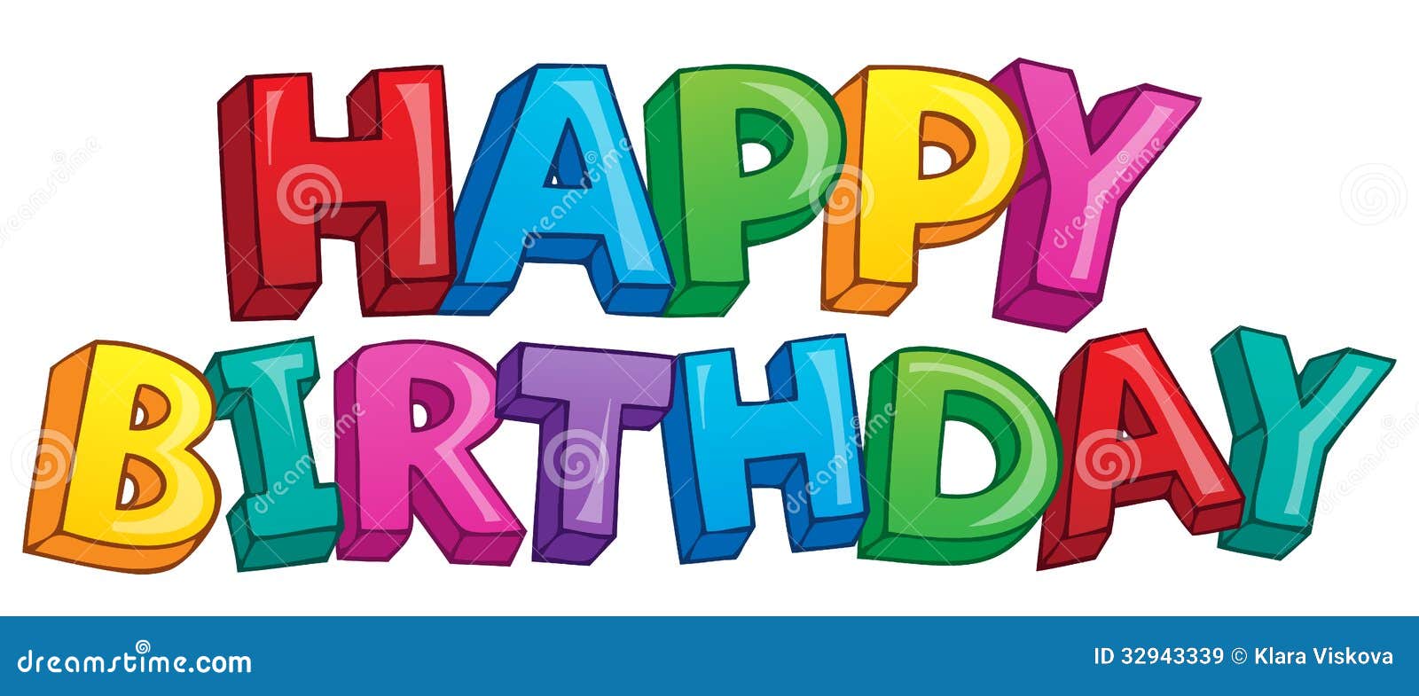 Happy Birthday Decorative Border Frame Cartoon Vector | CartoonDealer ...