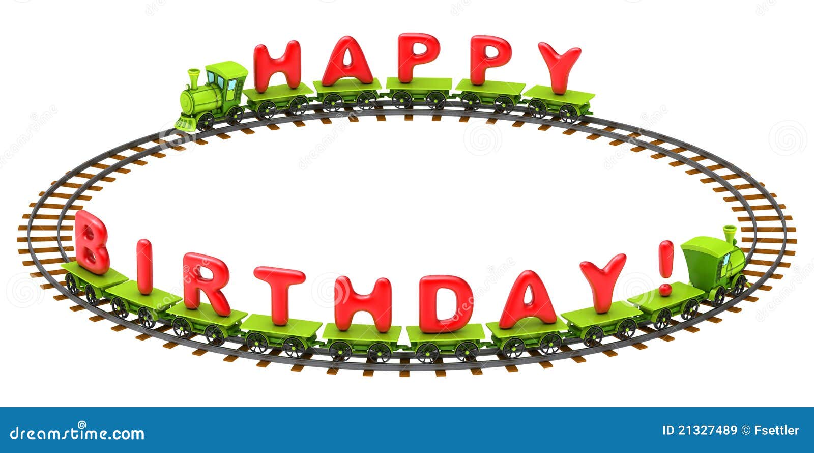 Train Happy Birthday Clip Art