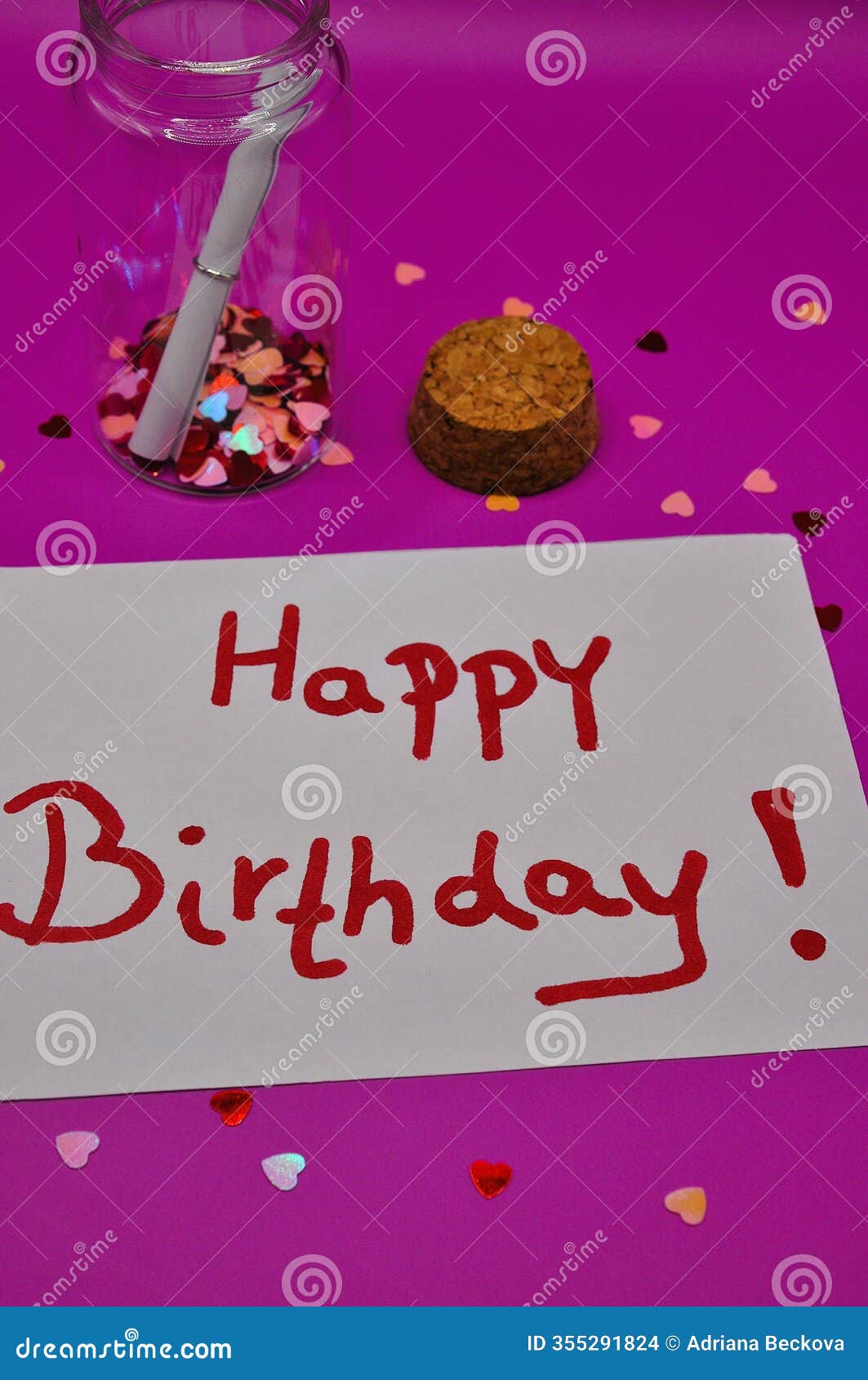Happy Birthday Write between Hearts Stock Photo - Image of organ, write ...