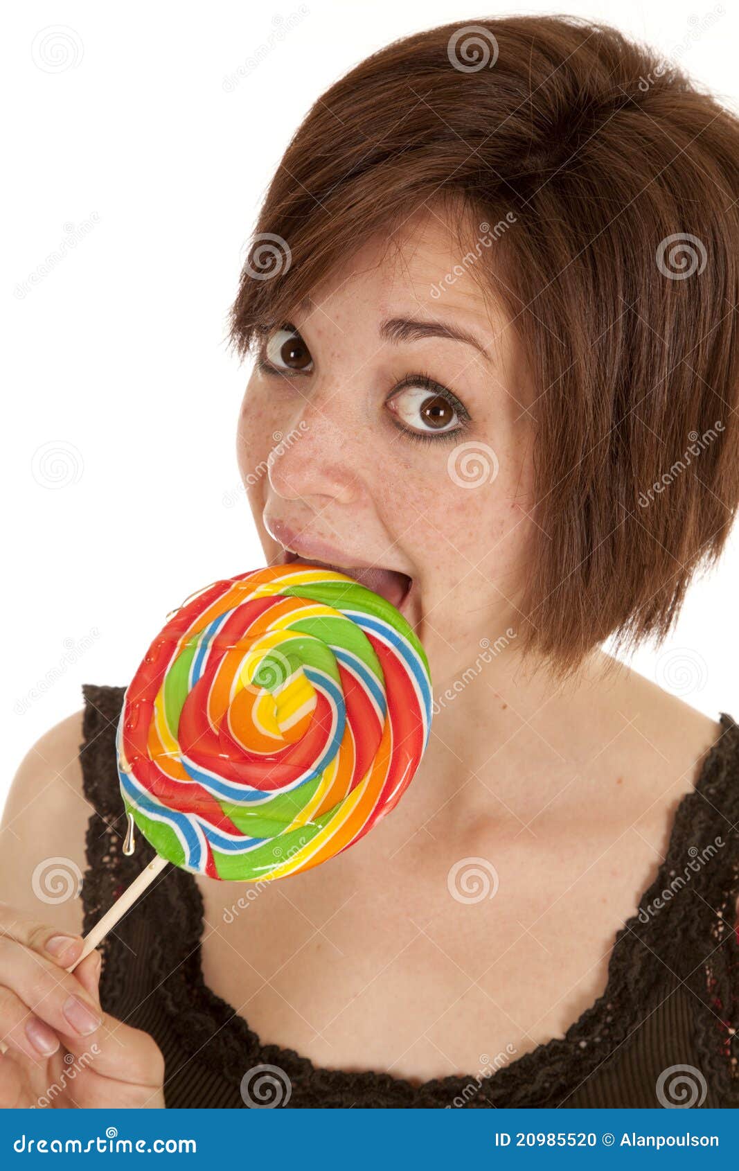 Happy bite sucker stock photo. Image of eating, beautiful - 20985520