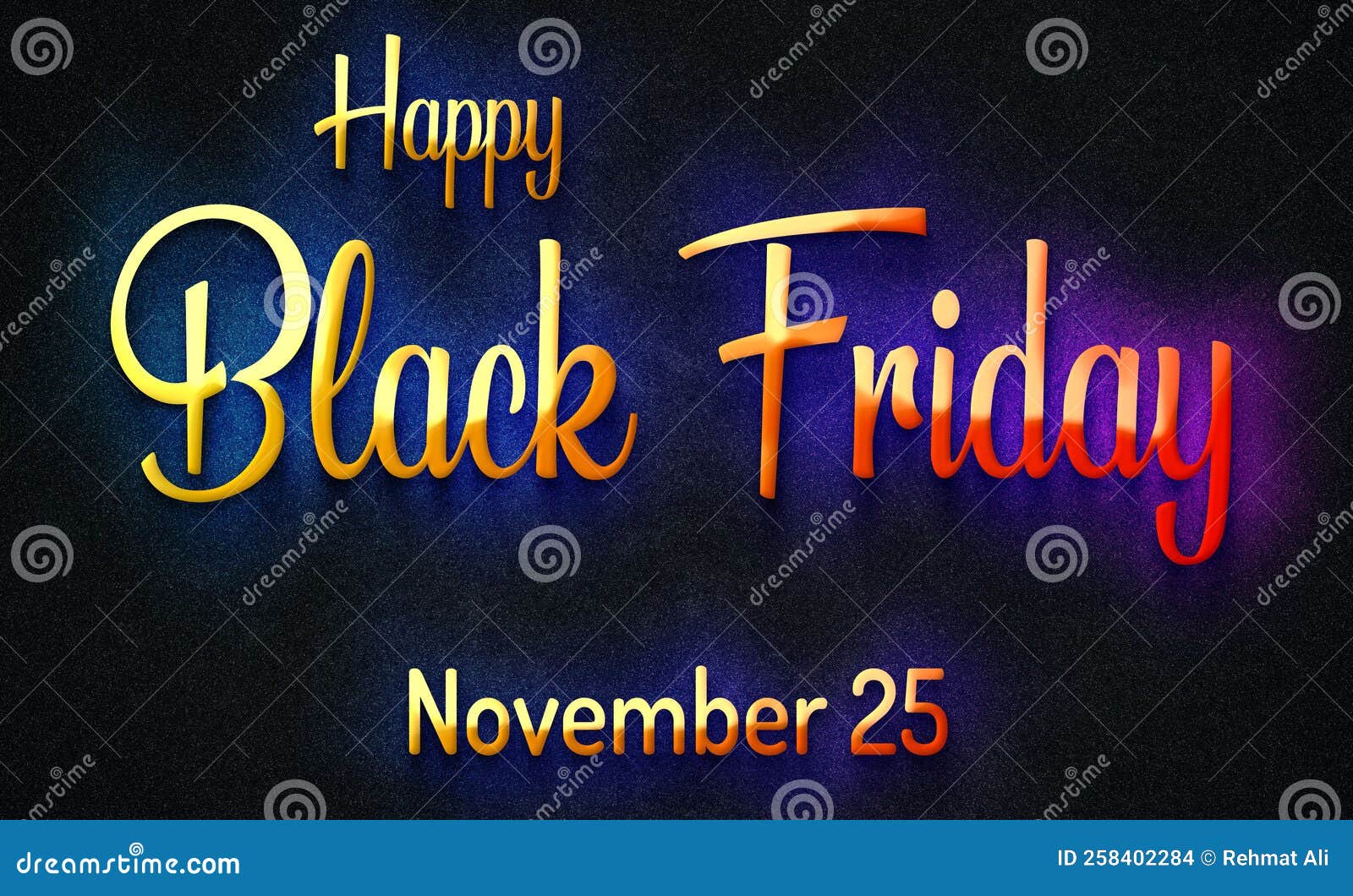 Happy Black Friday, November 25. Calendar of November Retro Text Effect ... Happy Black Friday, November 25. Calendar of November Retro Text Effect ...