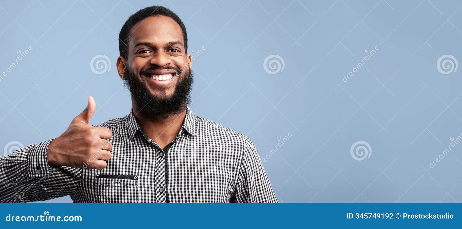 Happy Black Guy Gesturing Thumbs Up and Smiling Stock Photo - Image of ...