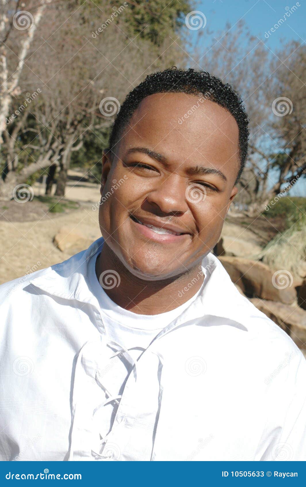 Happy Black Man stock image. Image of outside, intelligent - 10505633