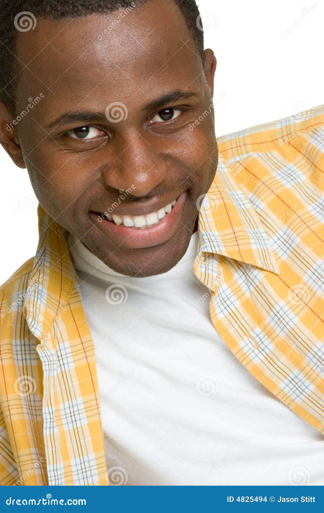 Happy Black Man stock photo. Image of african, people - 4825494