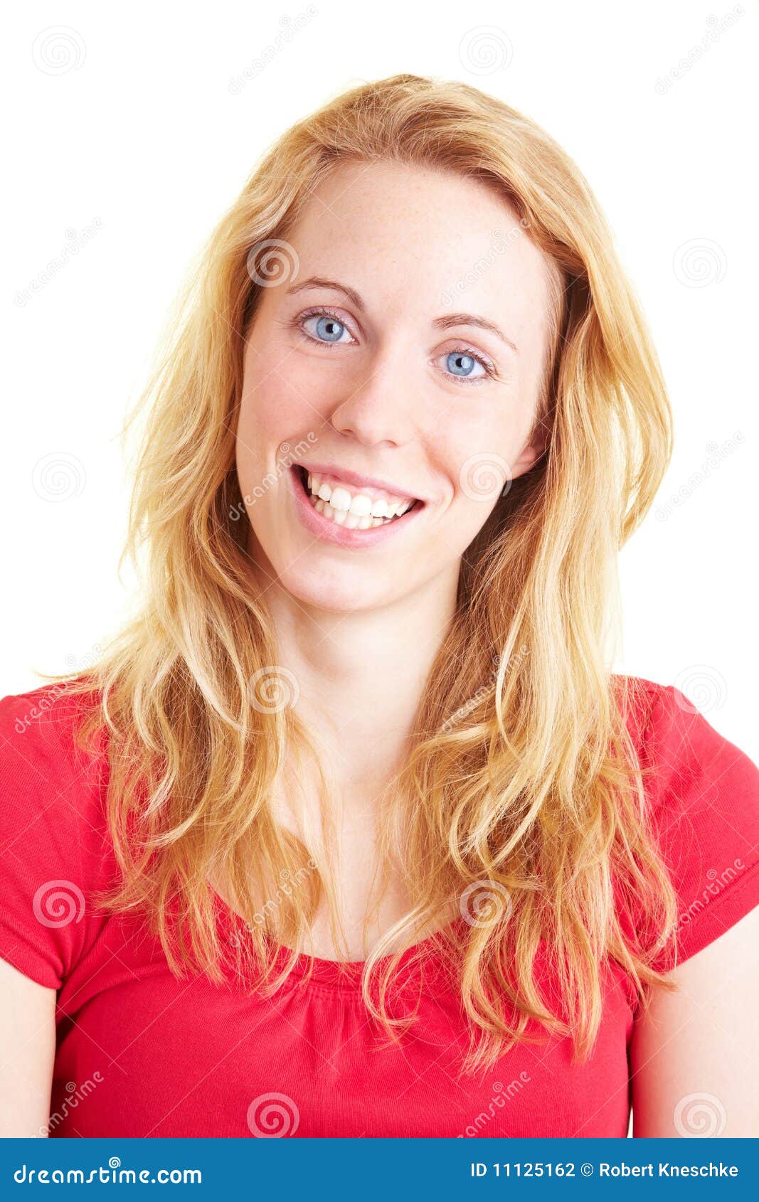 Happy blonde stock photo. Image of curls, satisfaction - 11125162