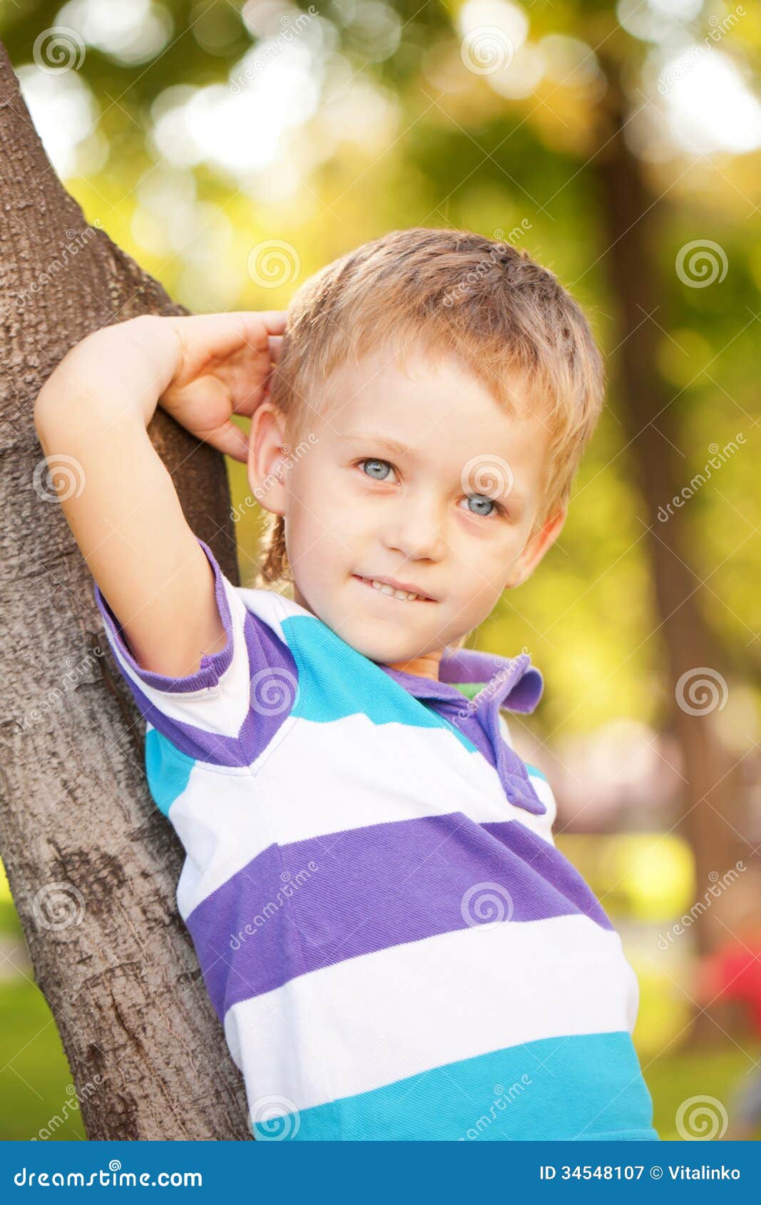 Happy blue-eyed little boy stock image. Image of look - 34548107