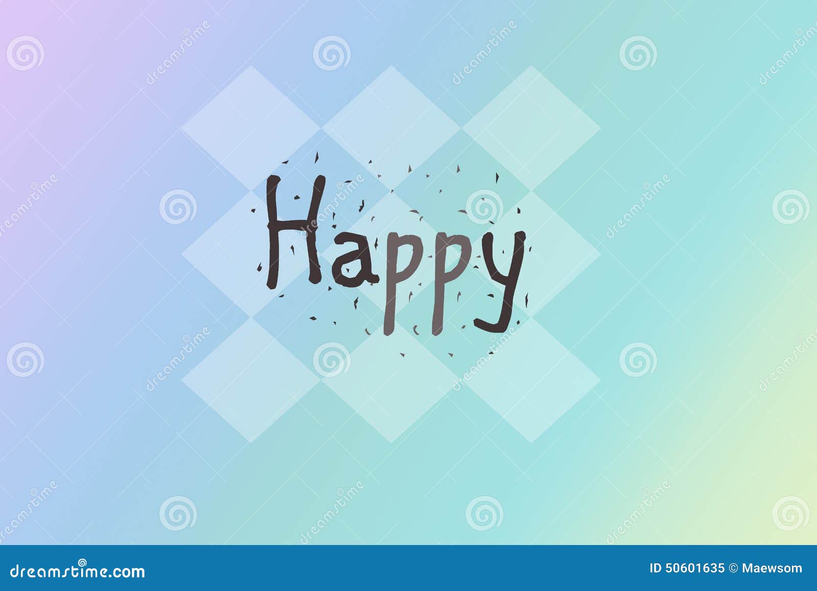 Happy Blue Pastel Background Stock Illustration - Illustration of tech ...