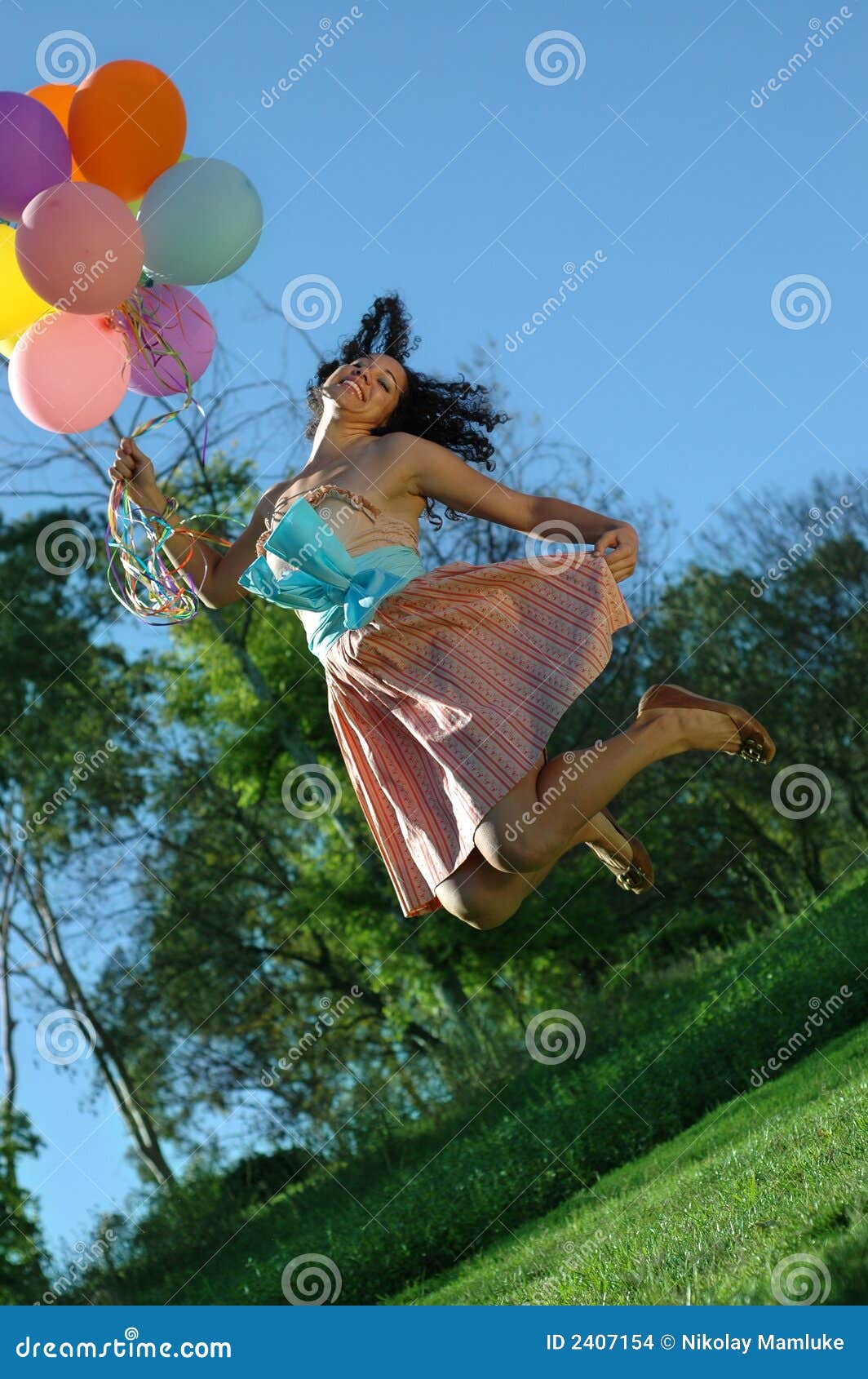 Happy, bouncy birthday stock photo. Image of bouncing - 2407154