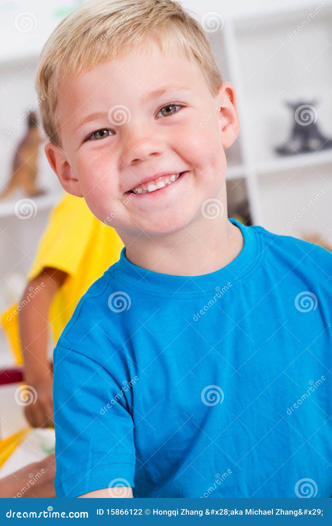Happy boy stock photo. Image of classroom, color, creative - 15866122