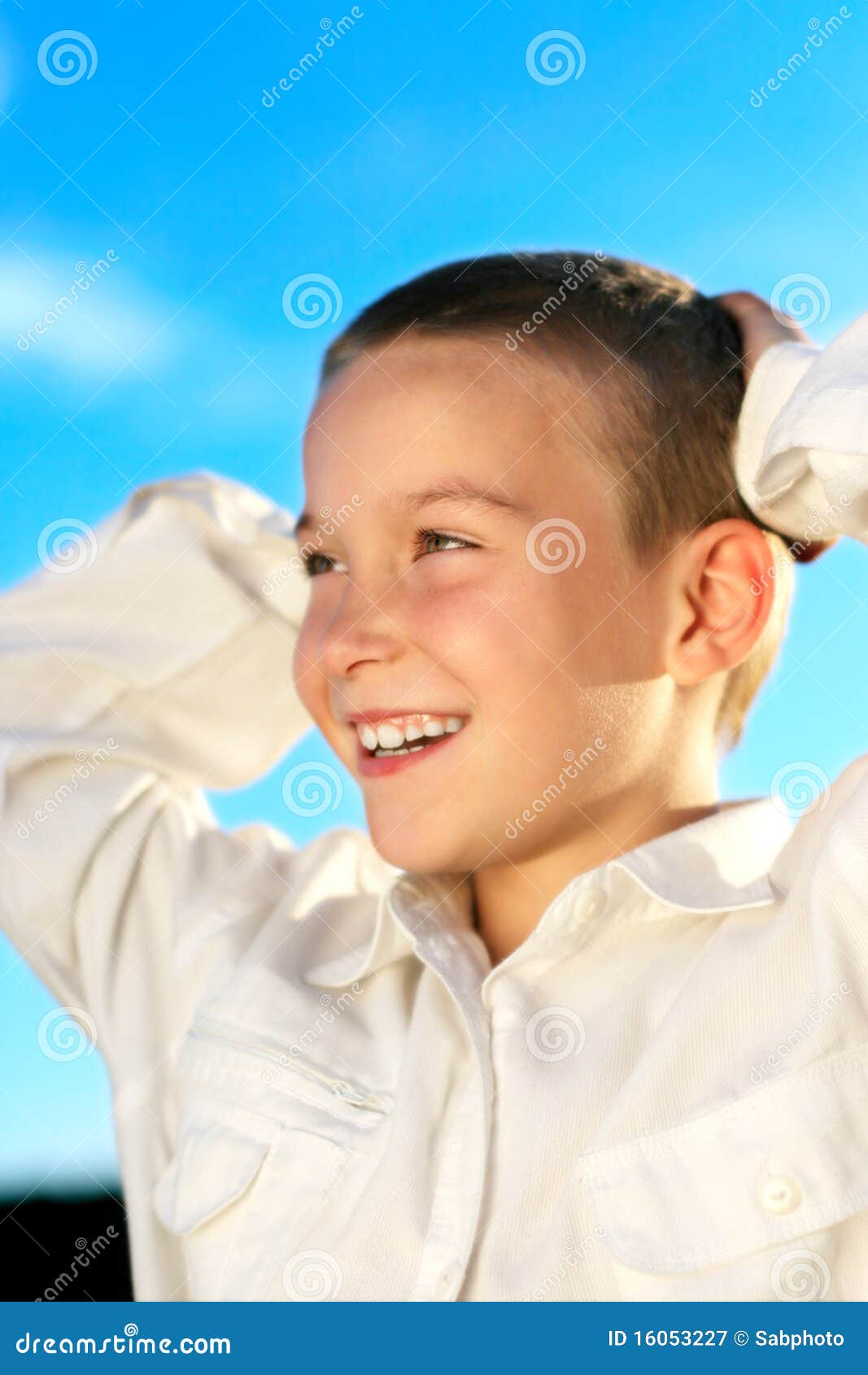 Happy boy stock image. Image of handsome, play, stand - 16053227