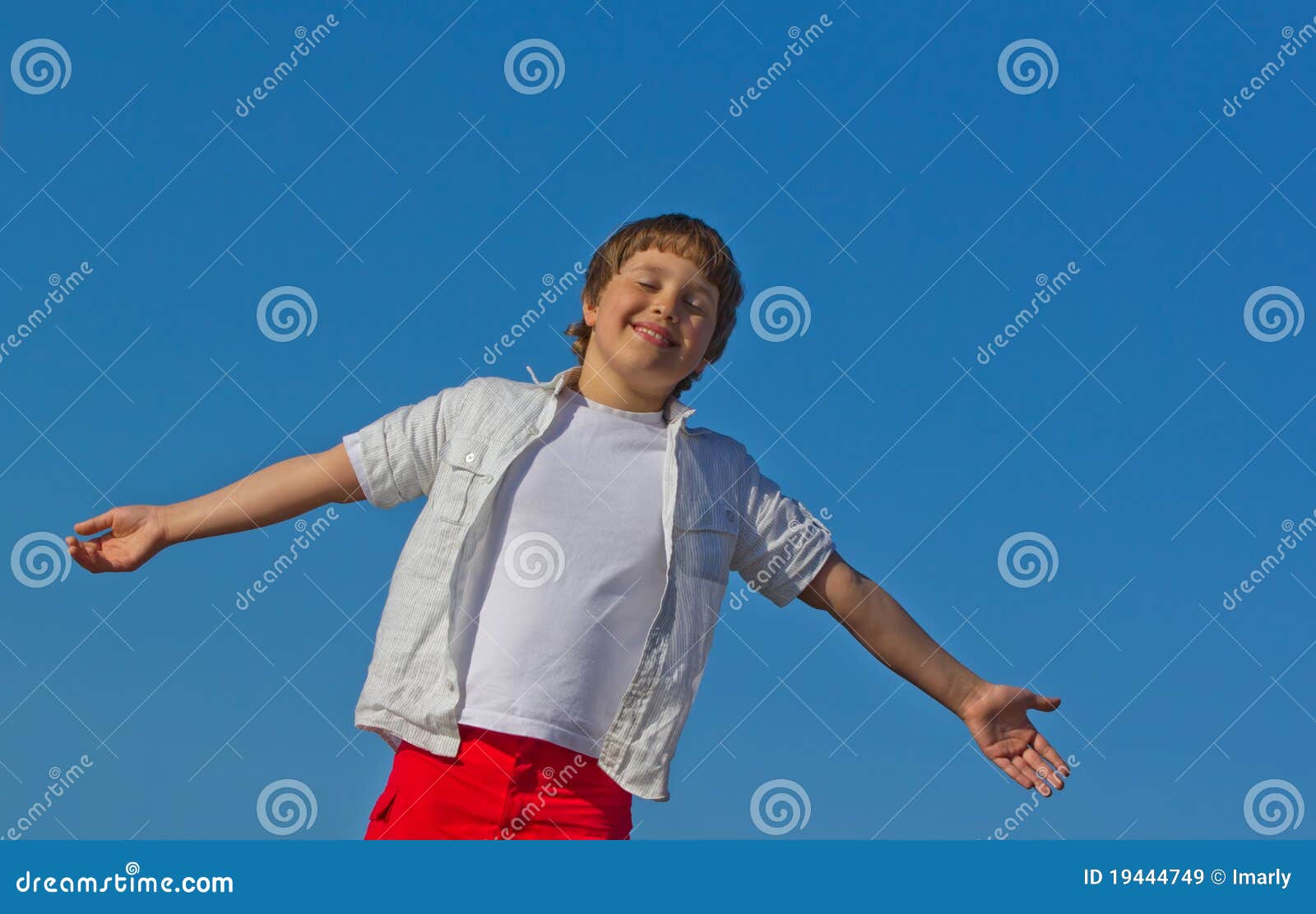 A happy boy stock image. Image of outdoor, young, lovely - 19444749