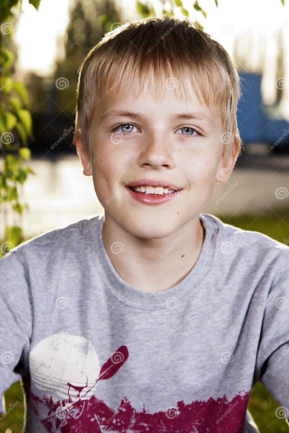 Happy boy stock photo. Image of look, childhood, grass - 24793246