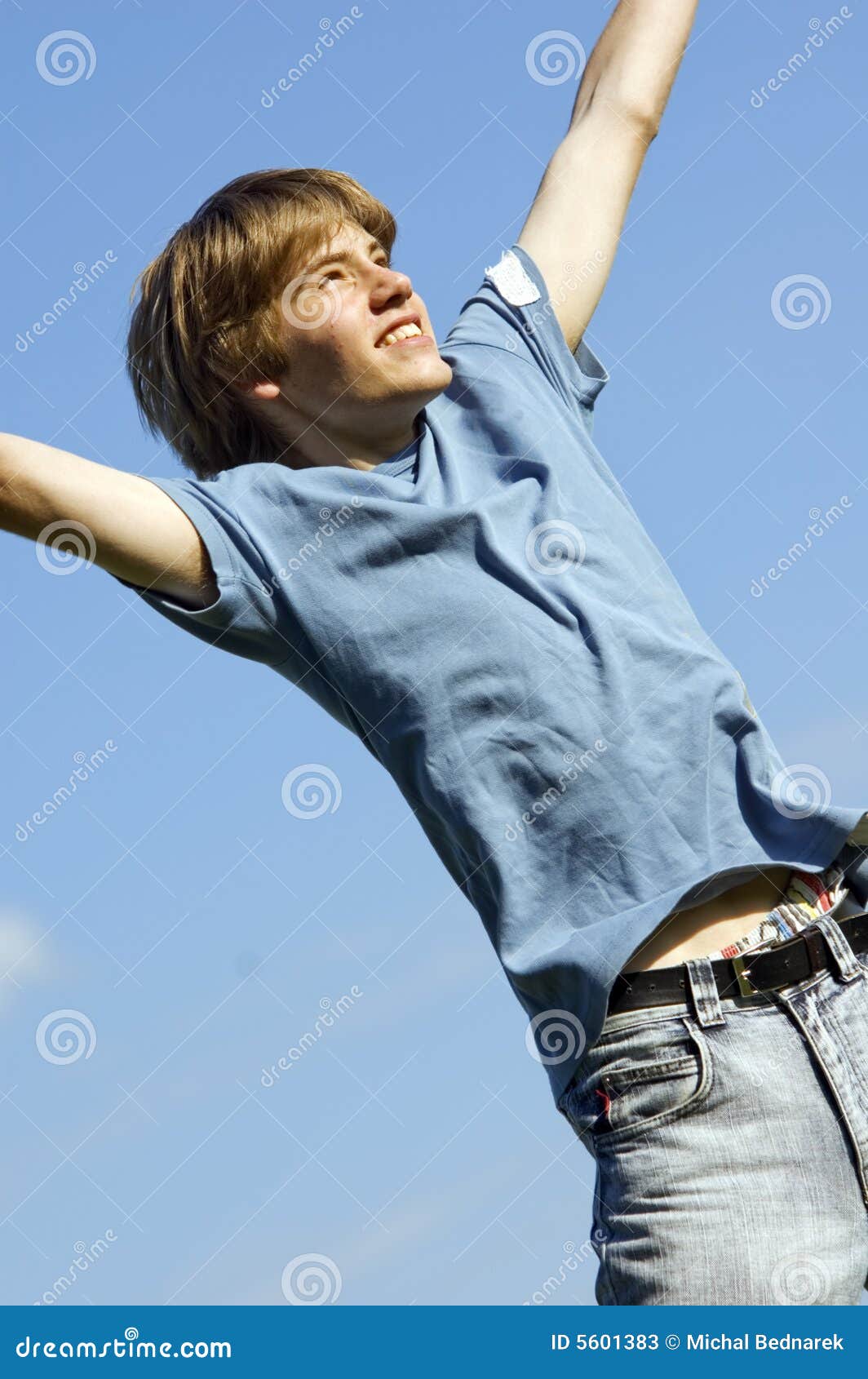 Happy boy stock image. Image of nature, healthy, child - 5601383