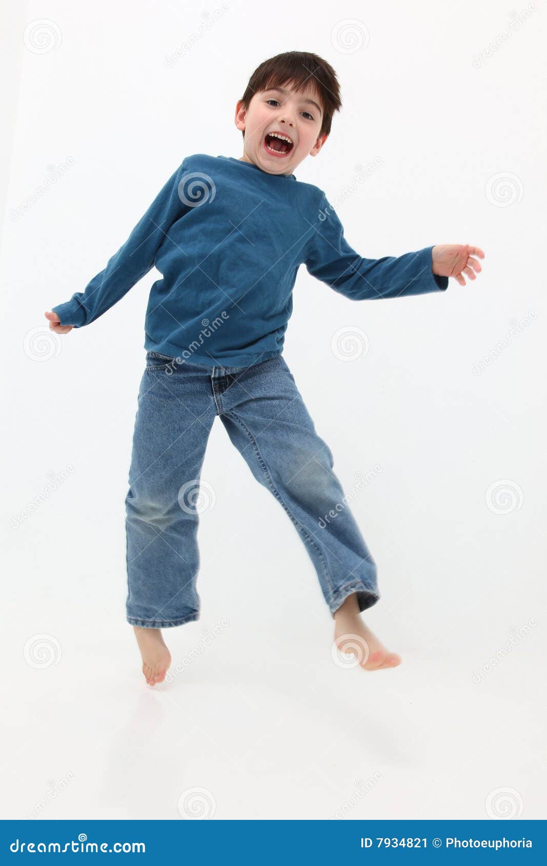 Happy Boy stock image. Image of cute, four, casual, young - 7934821
