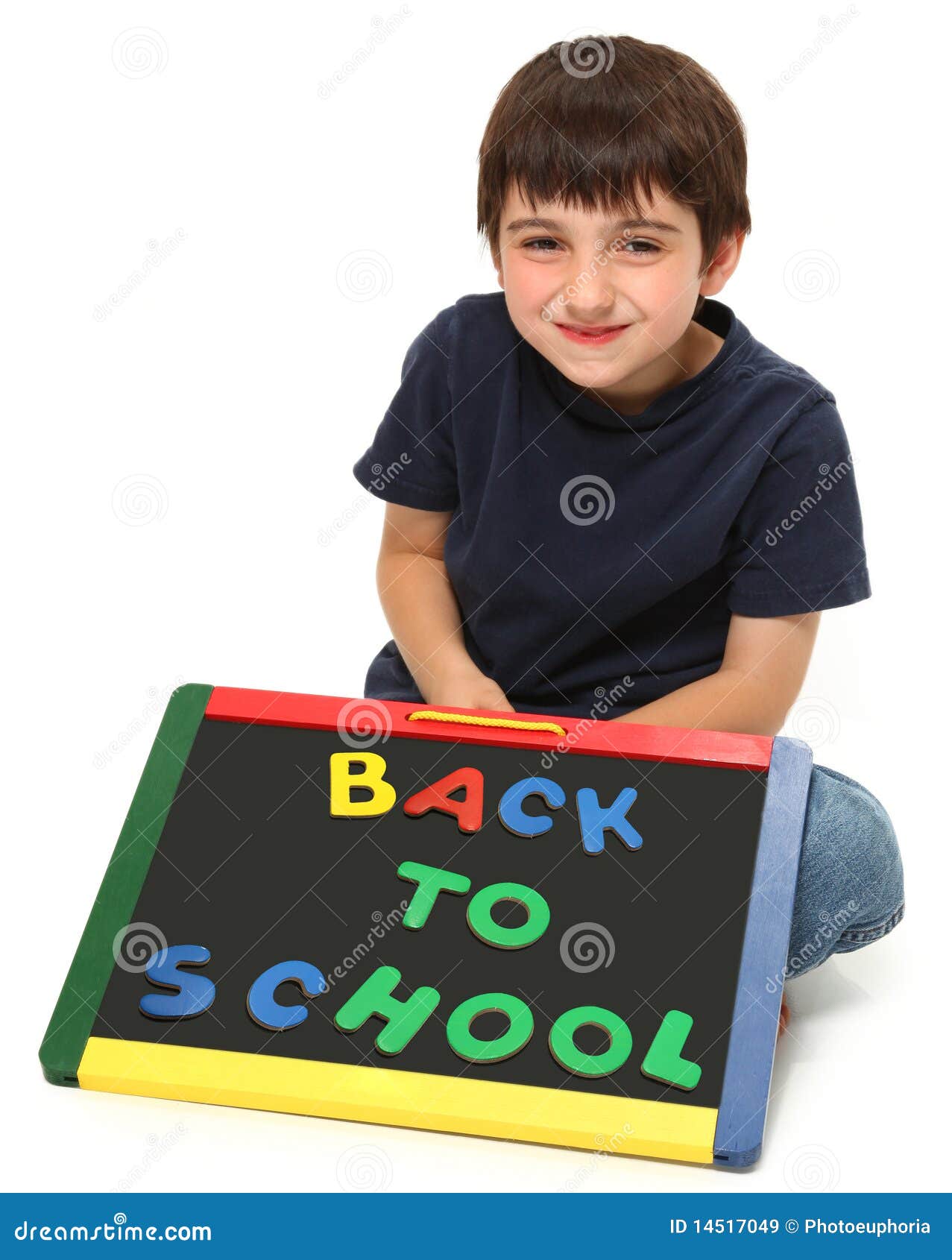 Happy Boy with Back To School Stock Image - Image of handsome, grade ...