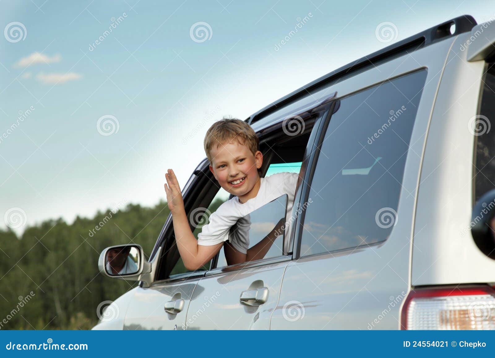Happy boy in car stock image. Image of children, child - 24554021