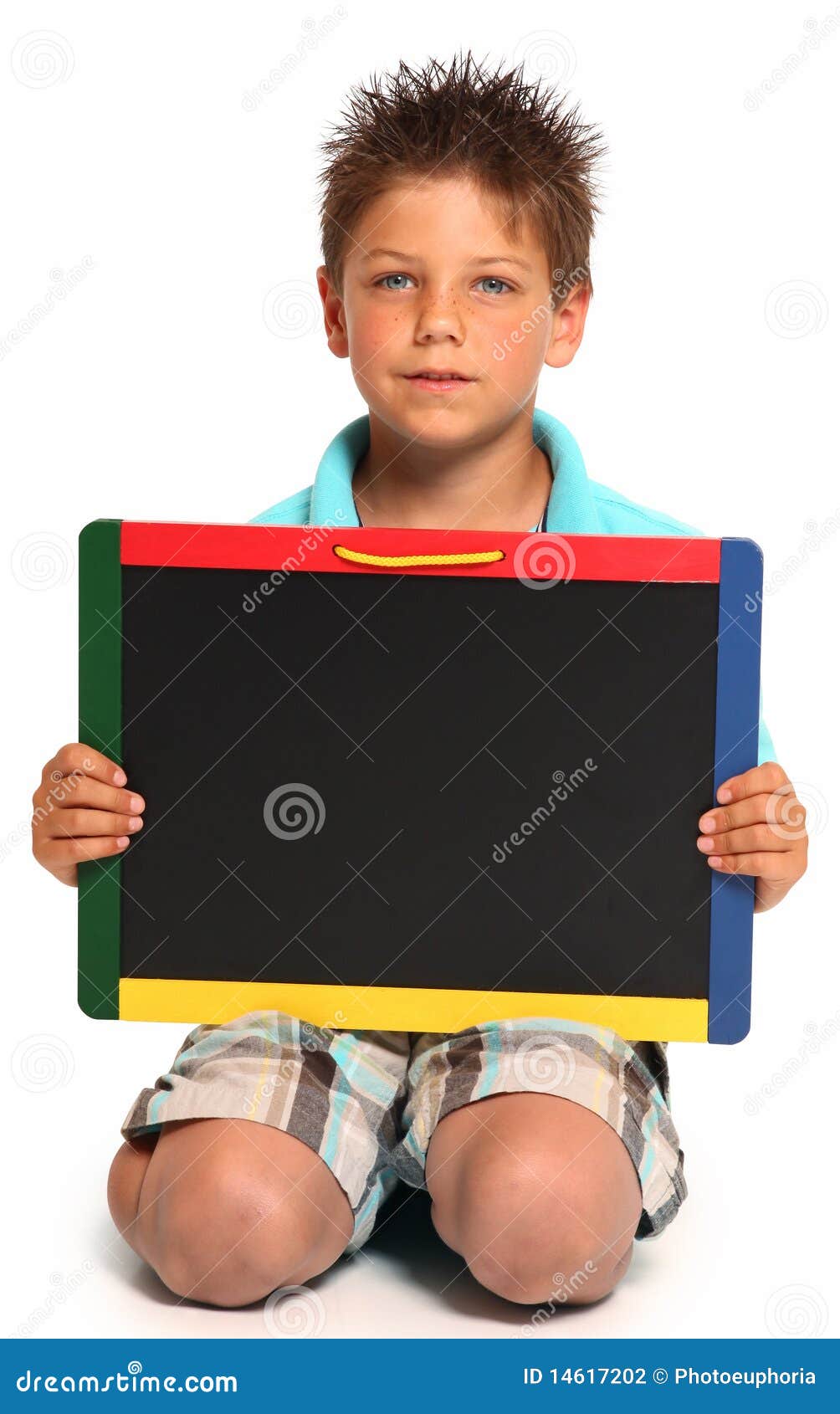 Happy Boy with Chalkboard stock photo. Image of happy - 14617202