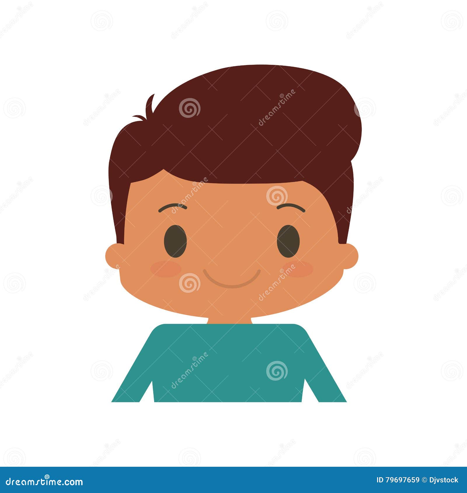 Happy boy character avatar stock vector. Illustration of character ...
