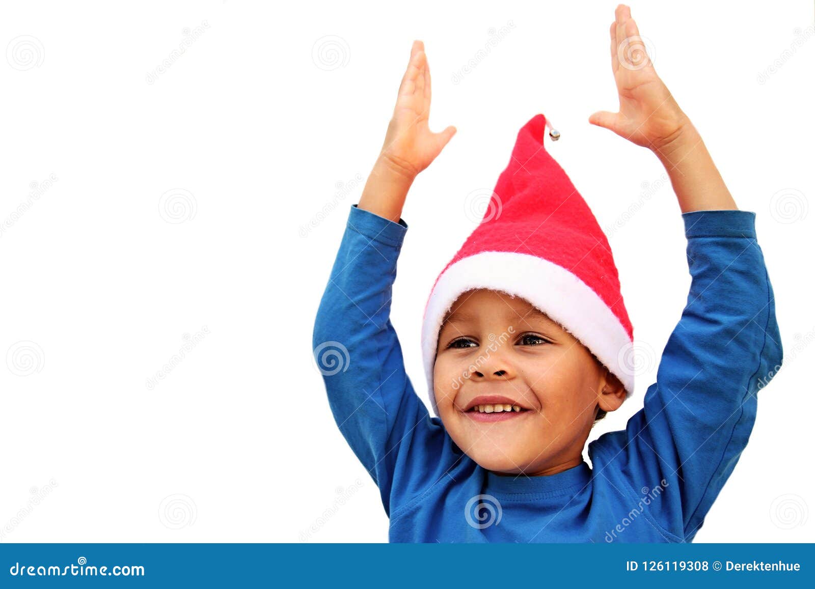 Happy Boy Looking Forward To Christmas Stock Photo Stock Photo - Image ...