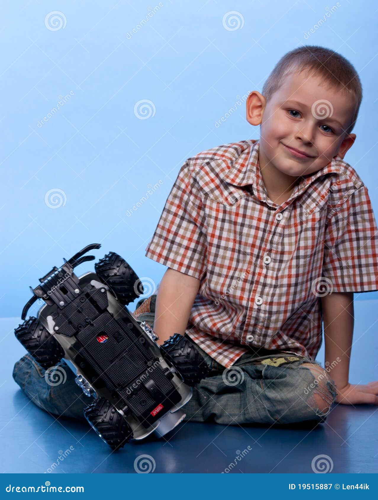 Happy boy playing with car stock image. Image of healthy - 19515887
