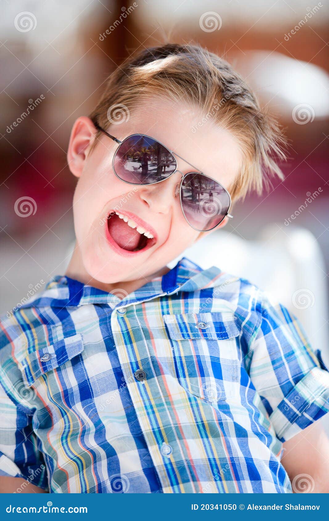 Happy boy portrait stock photo. Image of person, glasses - 20341050