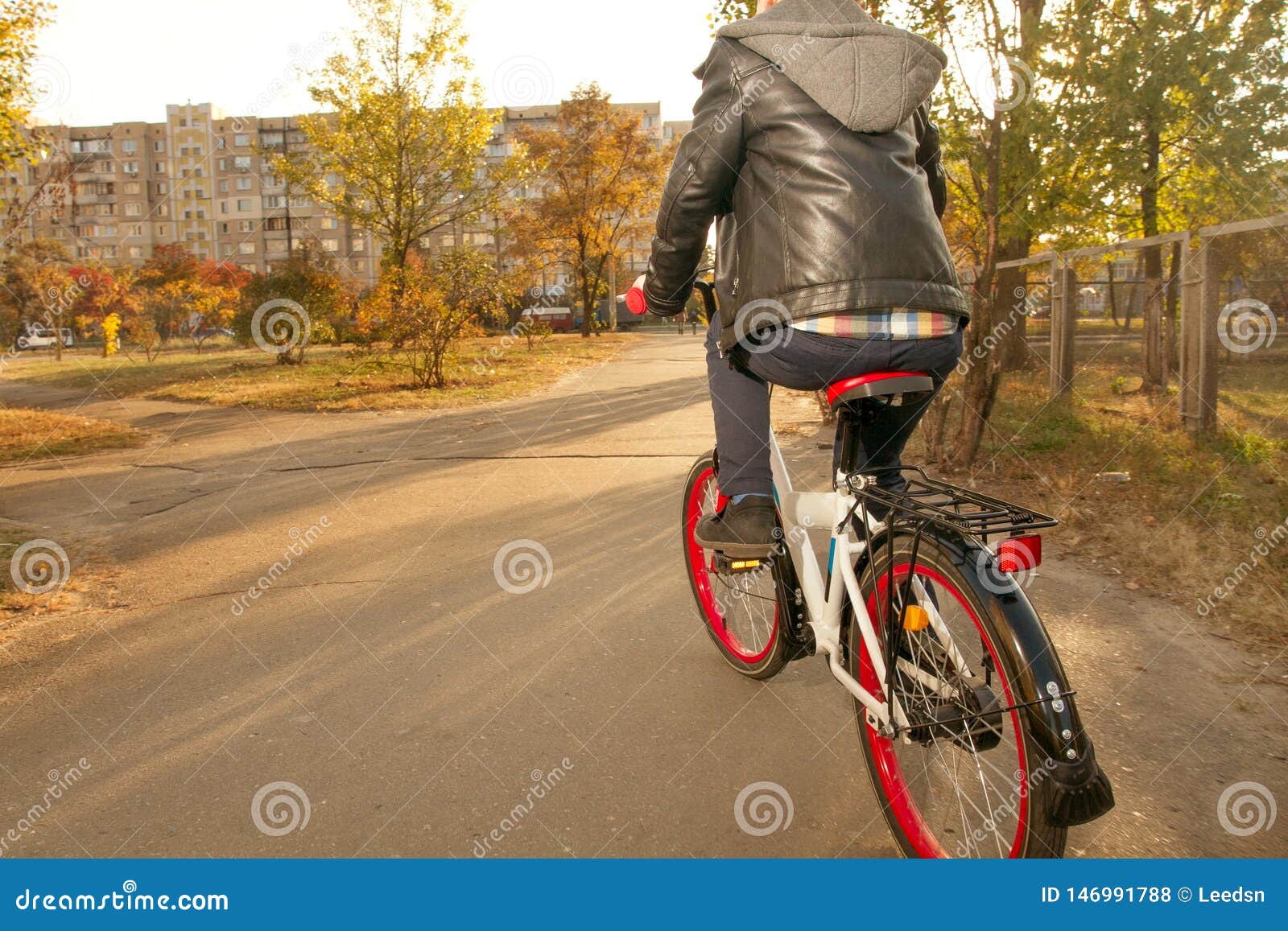 Happy boy ride the bicycle stock photo. Image of pedal - 146991788