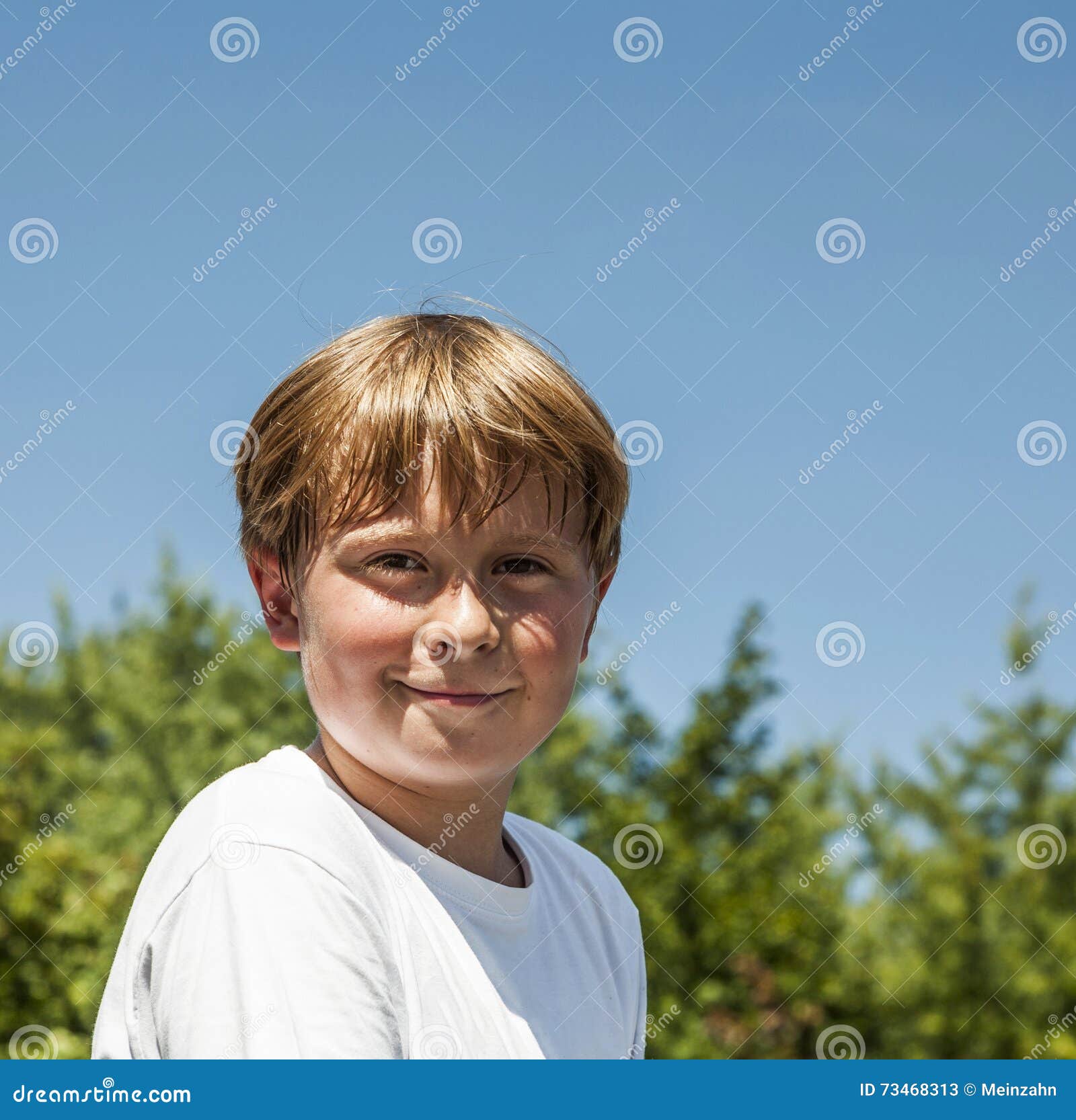 Happy Boy is Smiling and Enjoys Life Stock Image - Image of skin ...