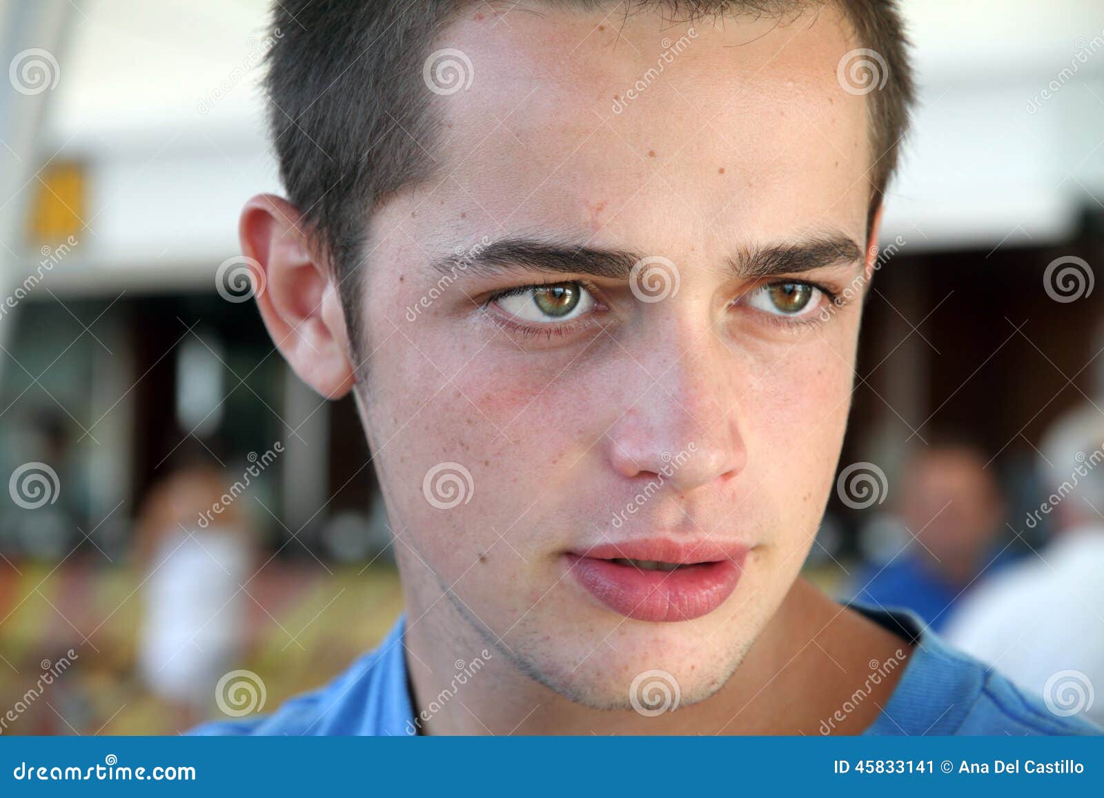 Happy boy speaking stock image. Image of fresh, laughing - 45833141