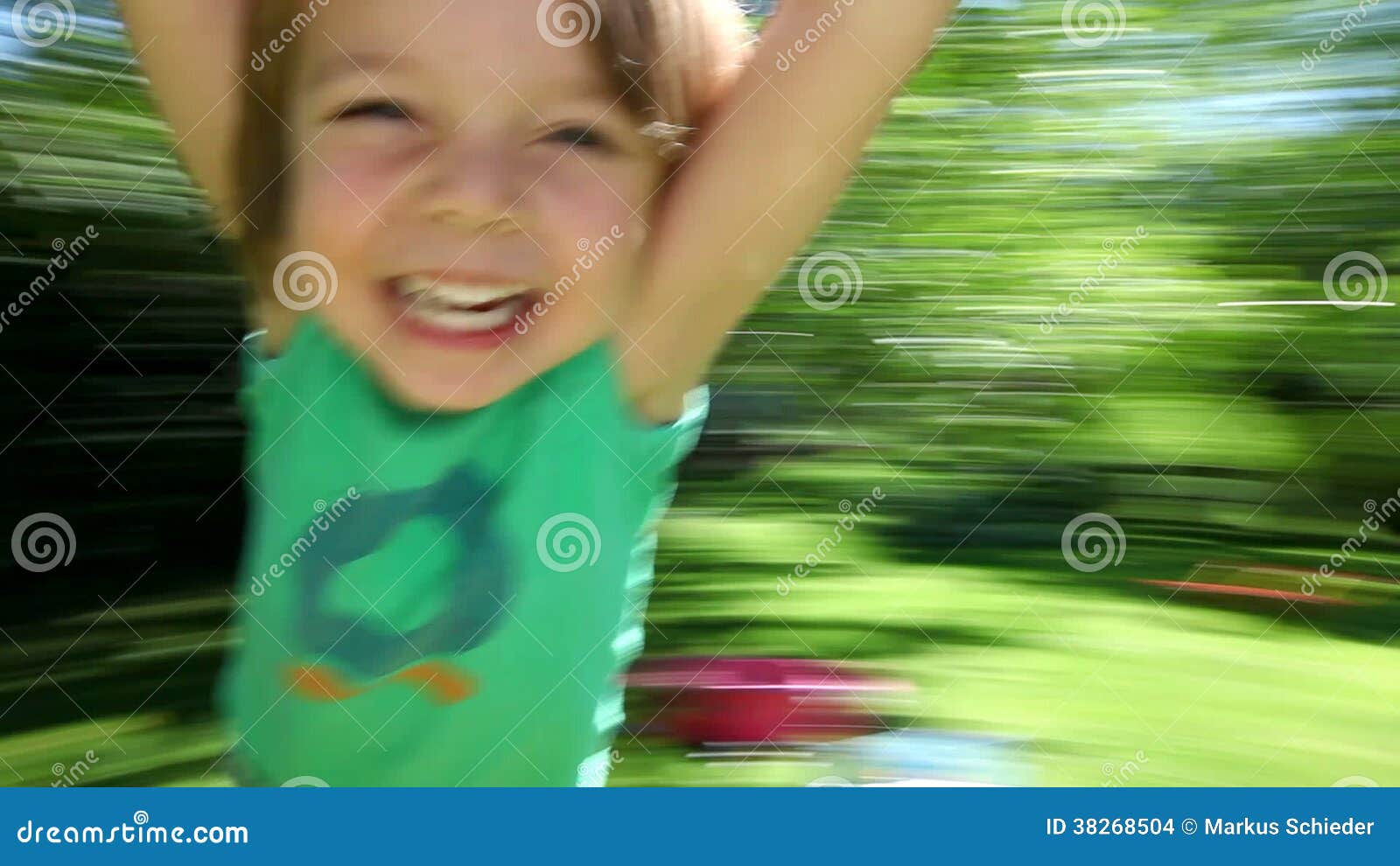 Happy boy spinning stock footage. Video of emotion, closeup - 38268504