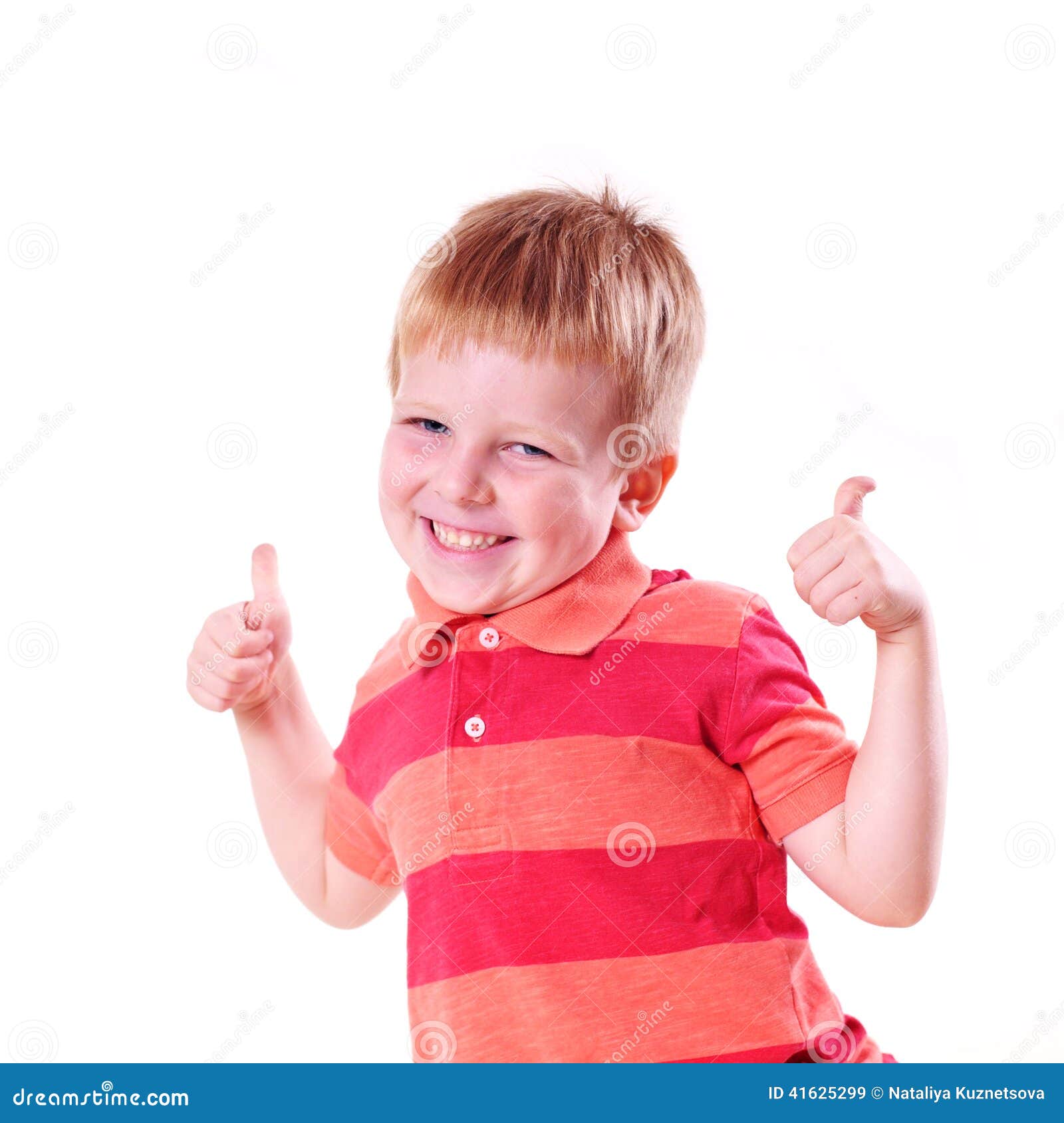 Happy boy with super sign stock image. Image of portrait - 41625299