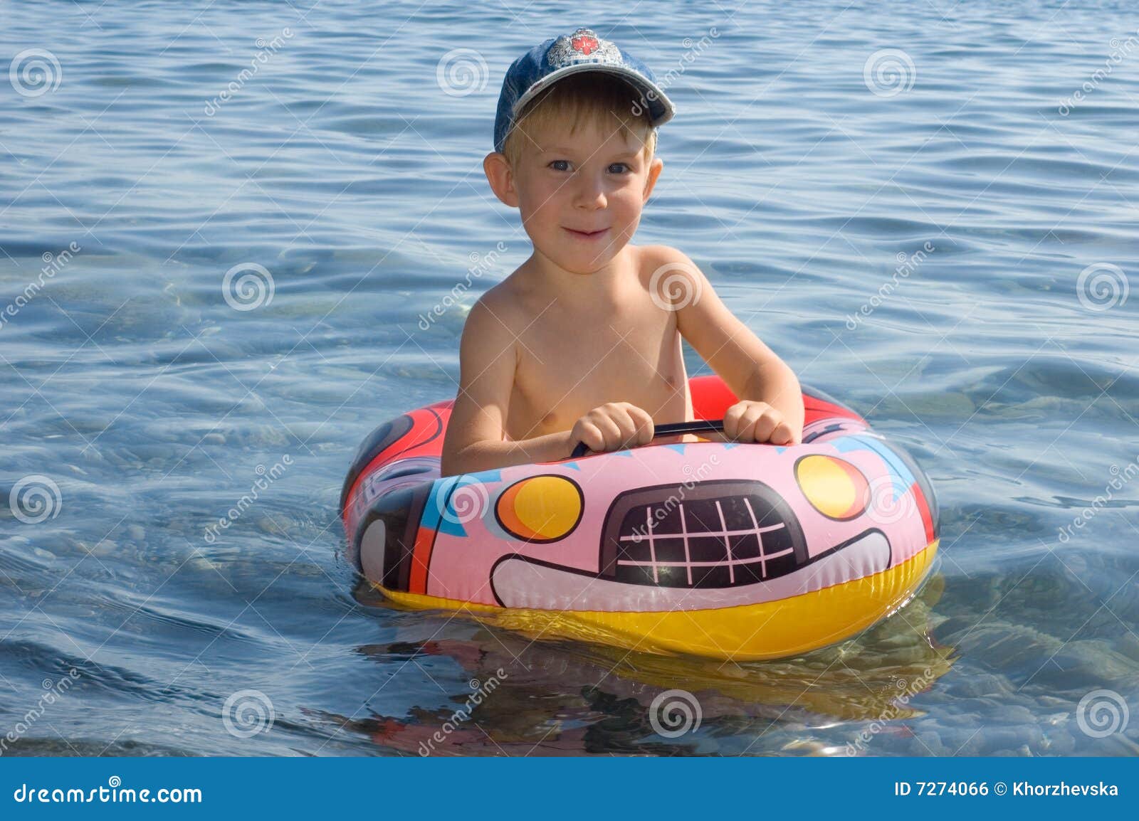 Happy boy swimming stock photo. Image of lifestyle, child - 7274066