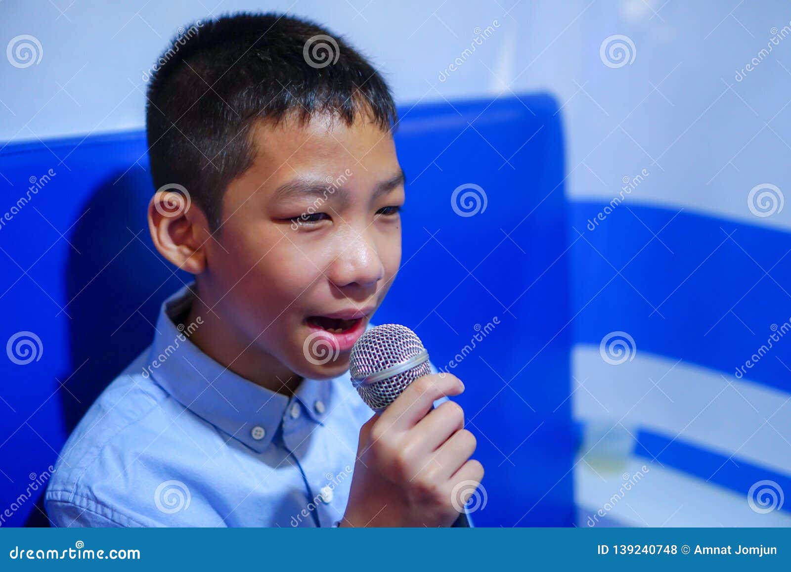 Happy boys singing stock photo. Image of domestic, house - 139240748