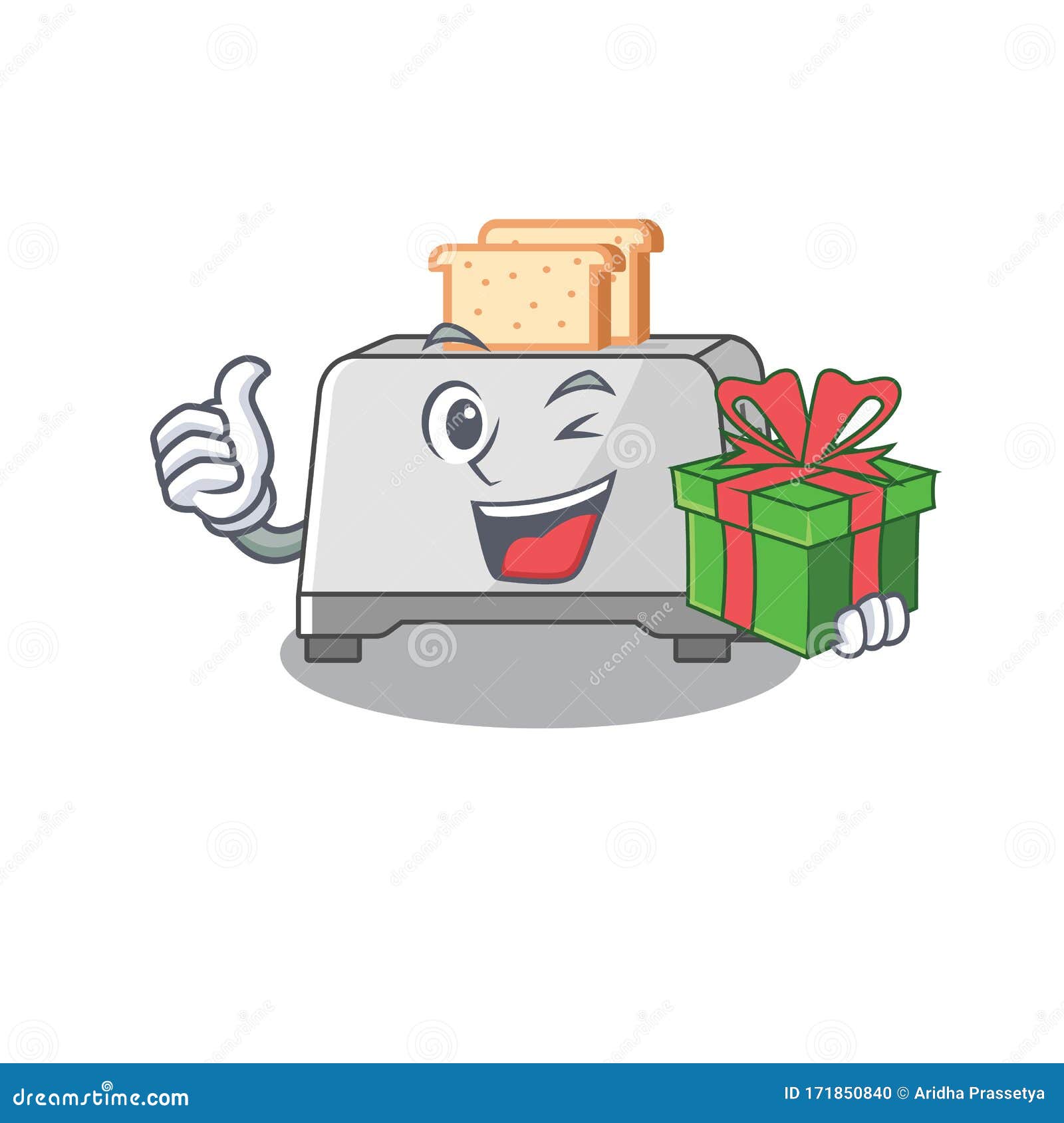 Happy Toaster Cartoon | CartoonDealer.com #47957153