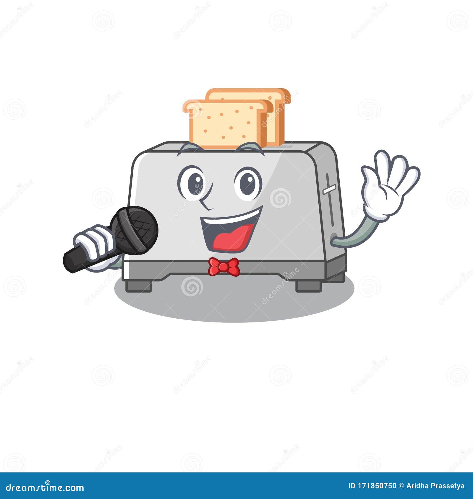 Happy Toaster Cartoon | CartoonDealer.com #47957153