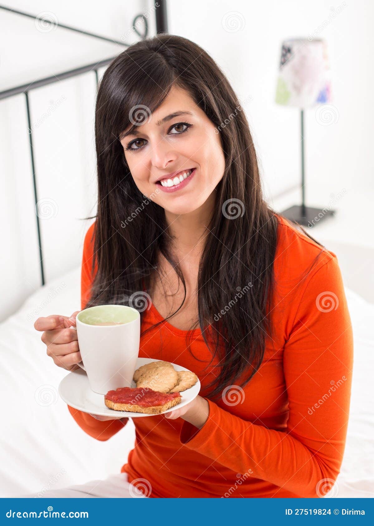 Happy breakfast stock photo. Image of cheerful, breakfast - 27519824