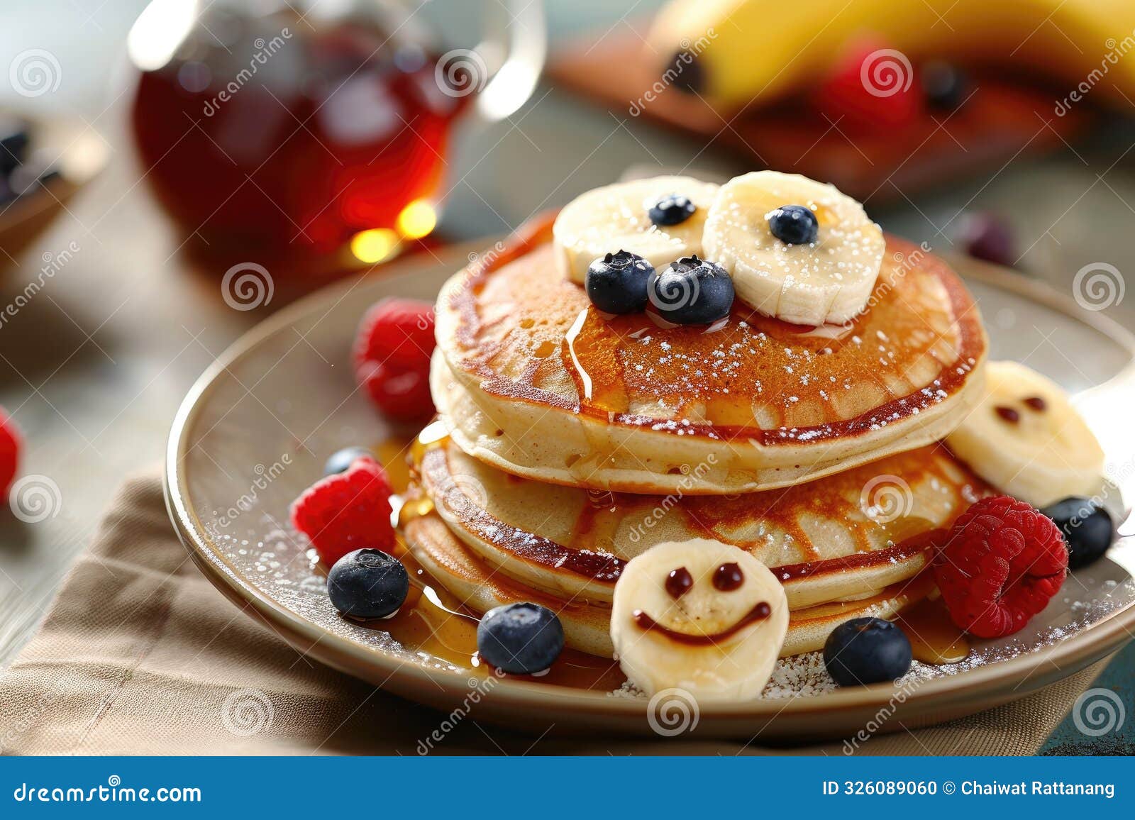 Happy Breakfast Characters. Egg Sandwich Coffee. Breakfast Meal Fried ...