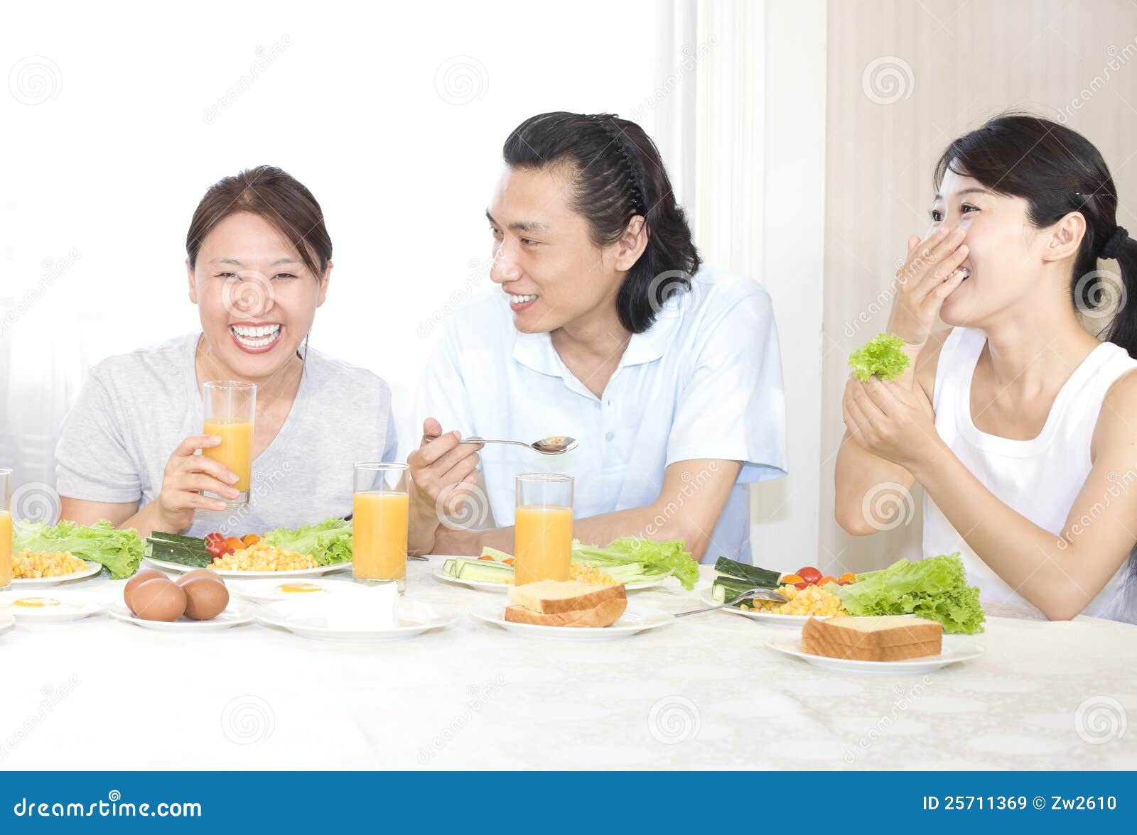Happy breakfirst stock image. Image of active, fresh - 25711369