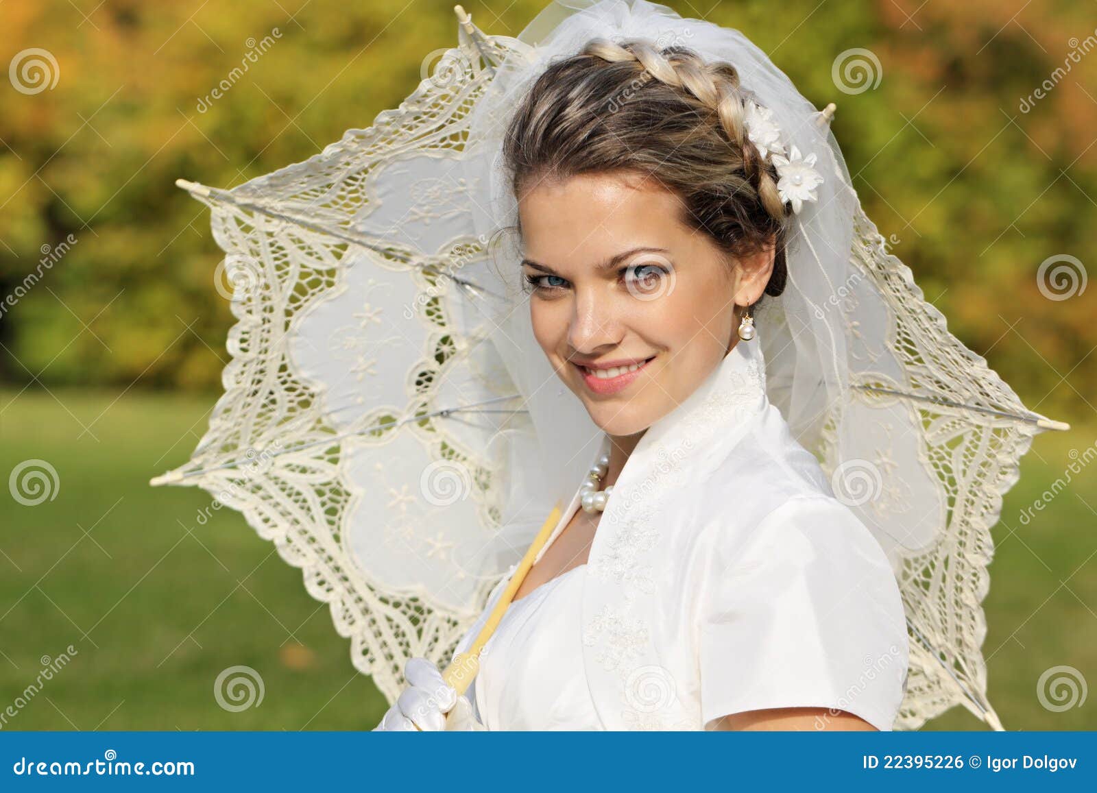 Happy bride stock photo. Image of happy, looking, handsome - 22395226