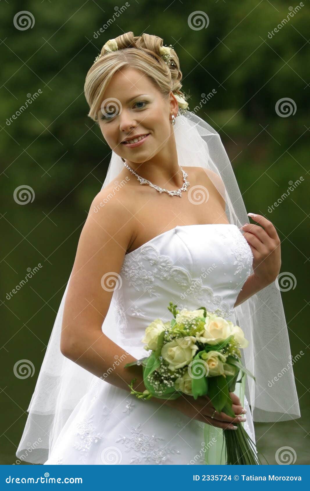 Happy Bride stock photo. Image of young, contestant, debutante - 2335724