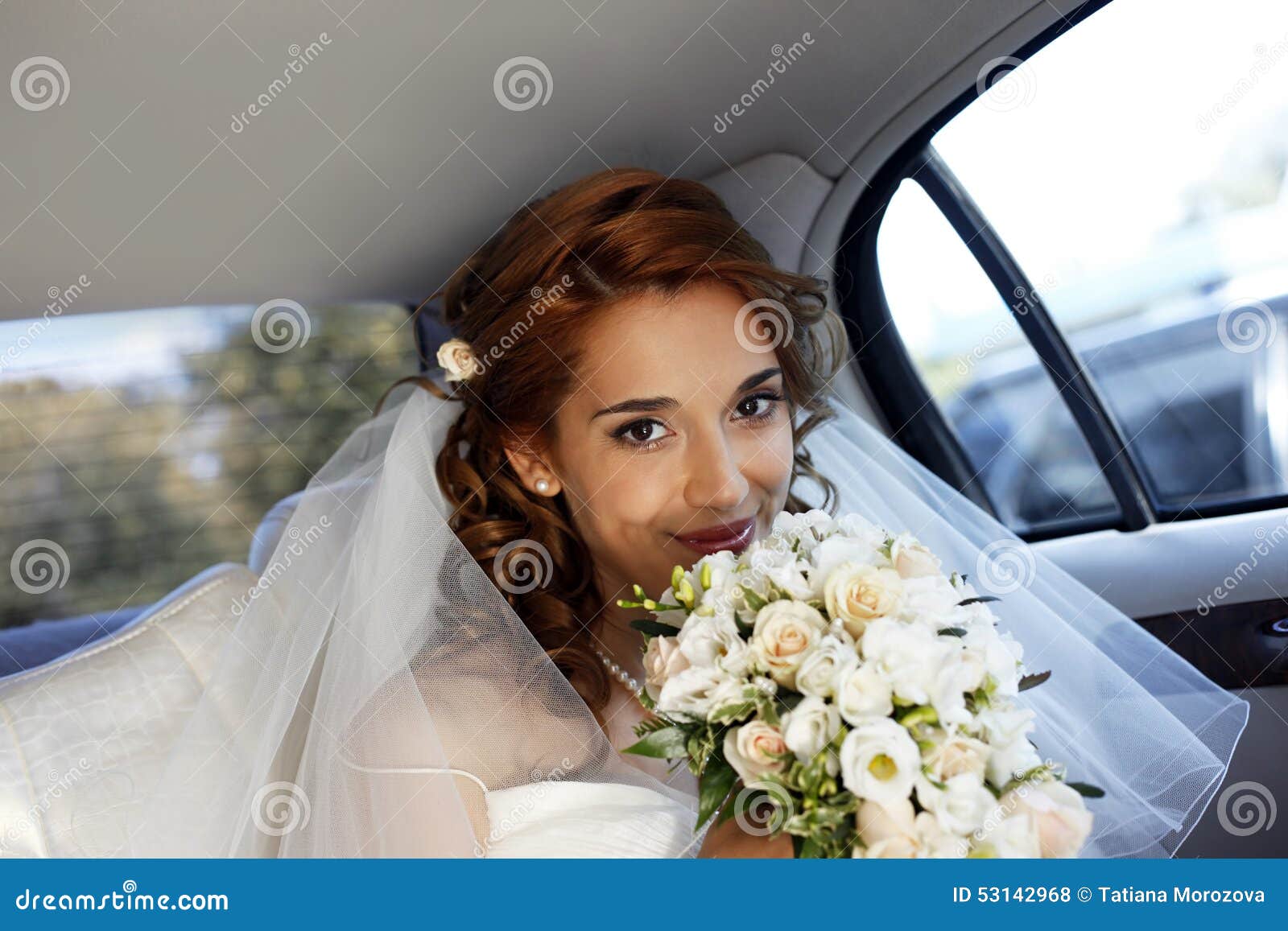 Happy bride stock photo. Image of wedding, woman, finally - 53142968