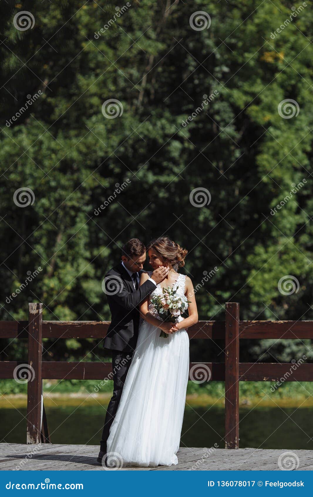 Gorgeous Wedding Couple. Wedding for Two Stock Image - Image of couple ...