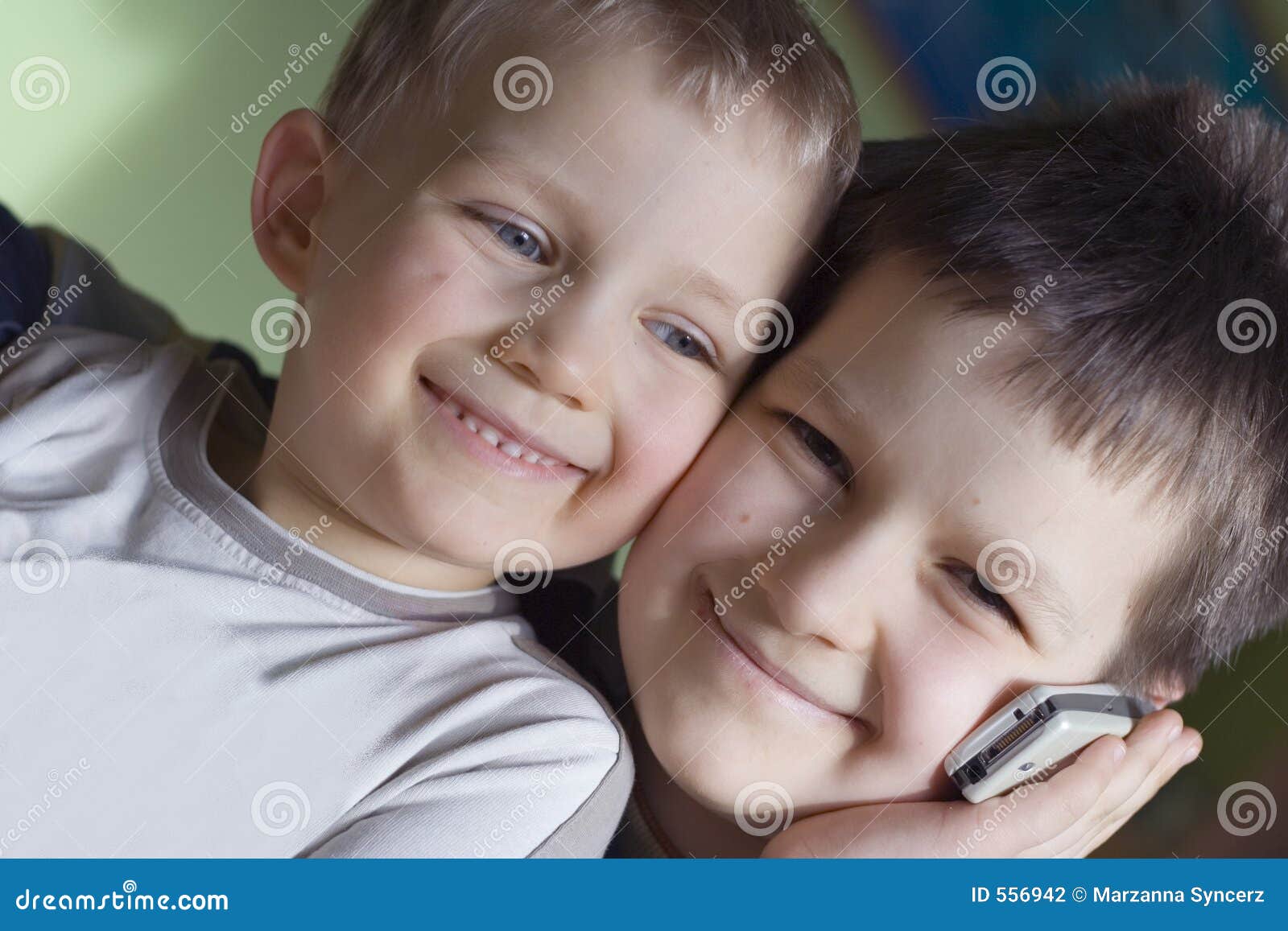 Happy brothers stock photo. Image of happy, smile, colling - 556942