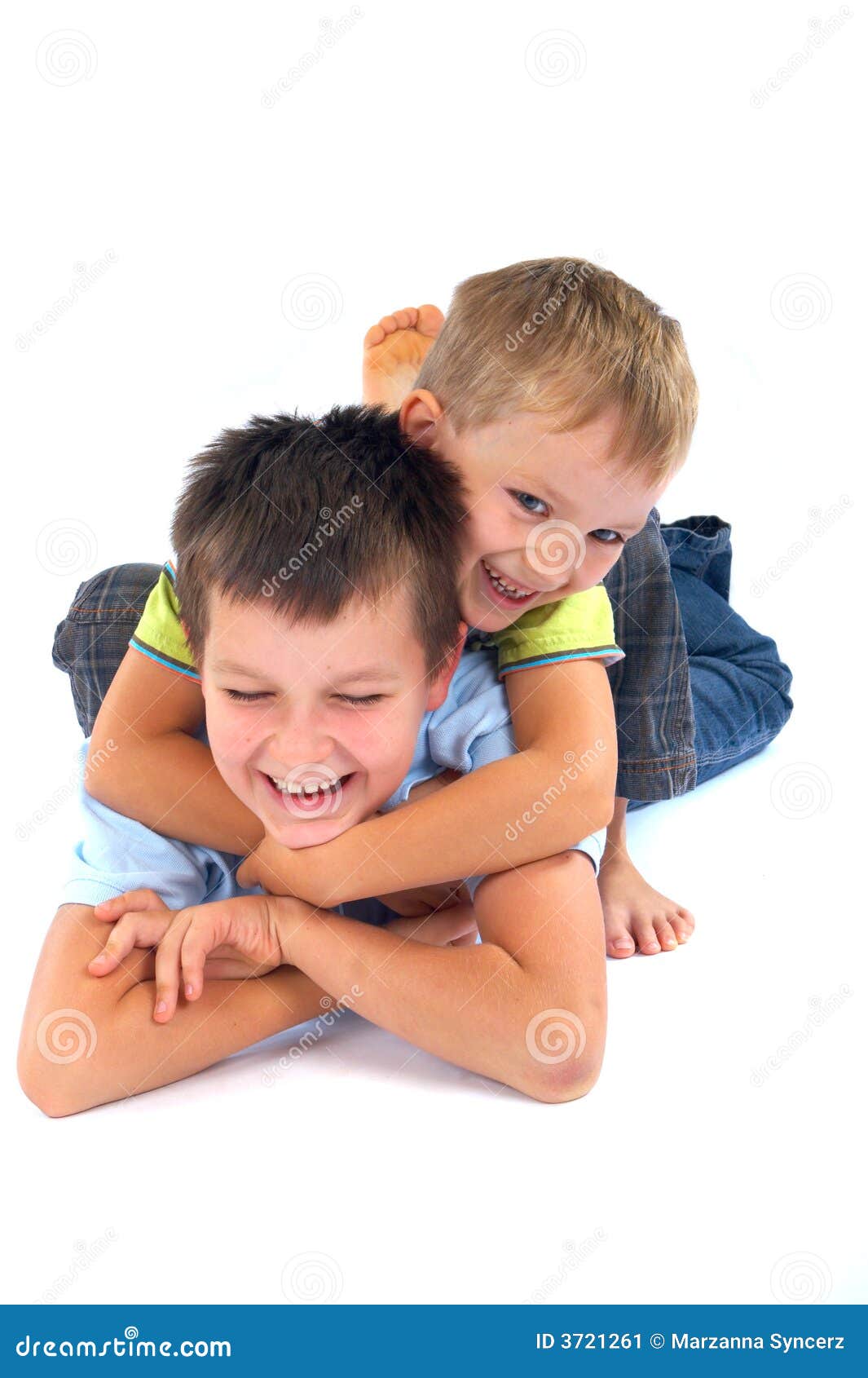 Happy brothers playing stock image. Image of brotherhood - 3721261