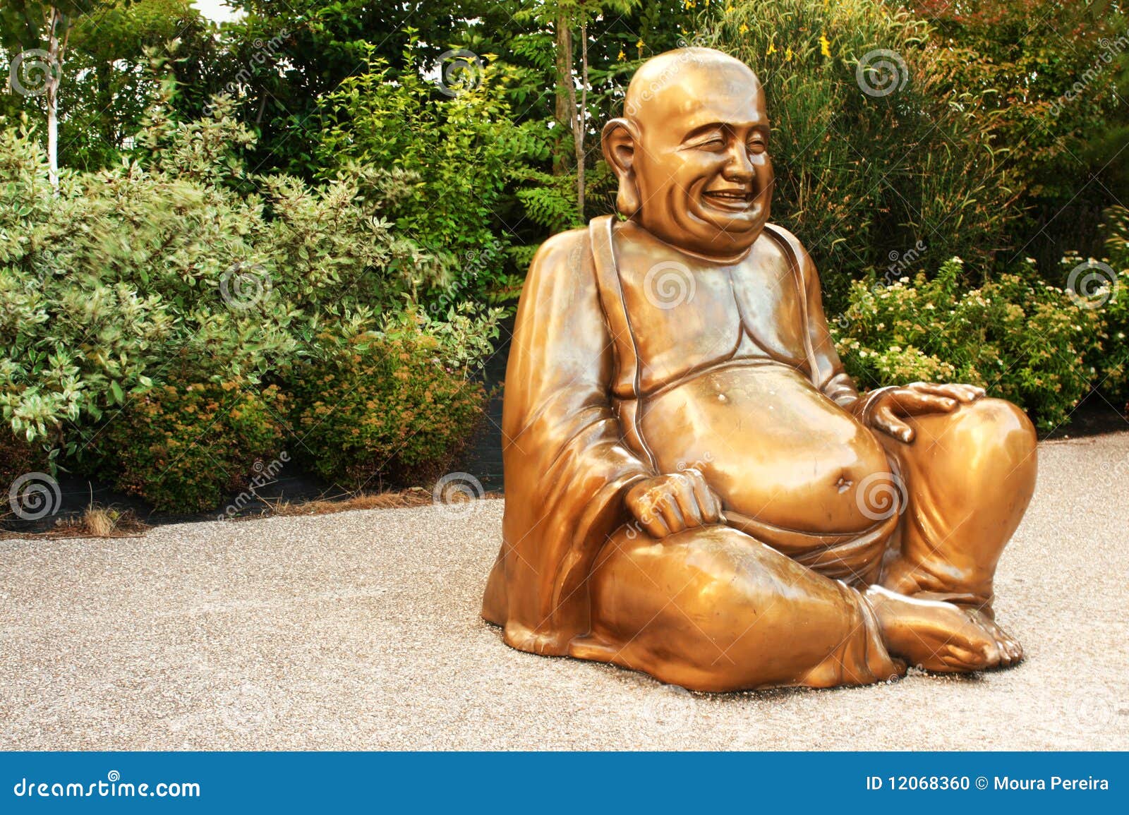 Happy Buda stock photo. Image of buddhism, peacefulness - 12068360