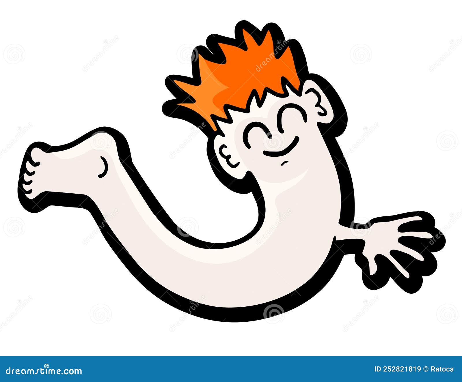 Happy bug stock vector. Illustration of creature, doll - 252821819