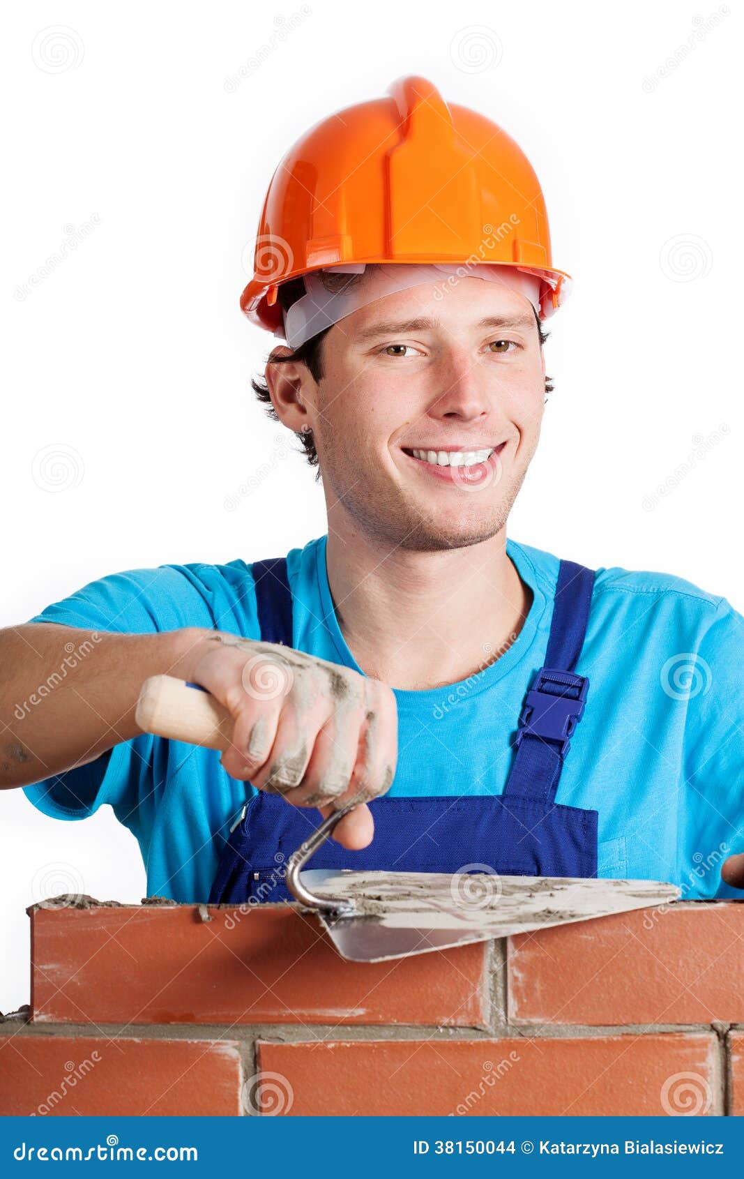Happy builder stock photo. Image of holding, builder - 38150044