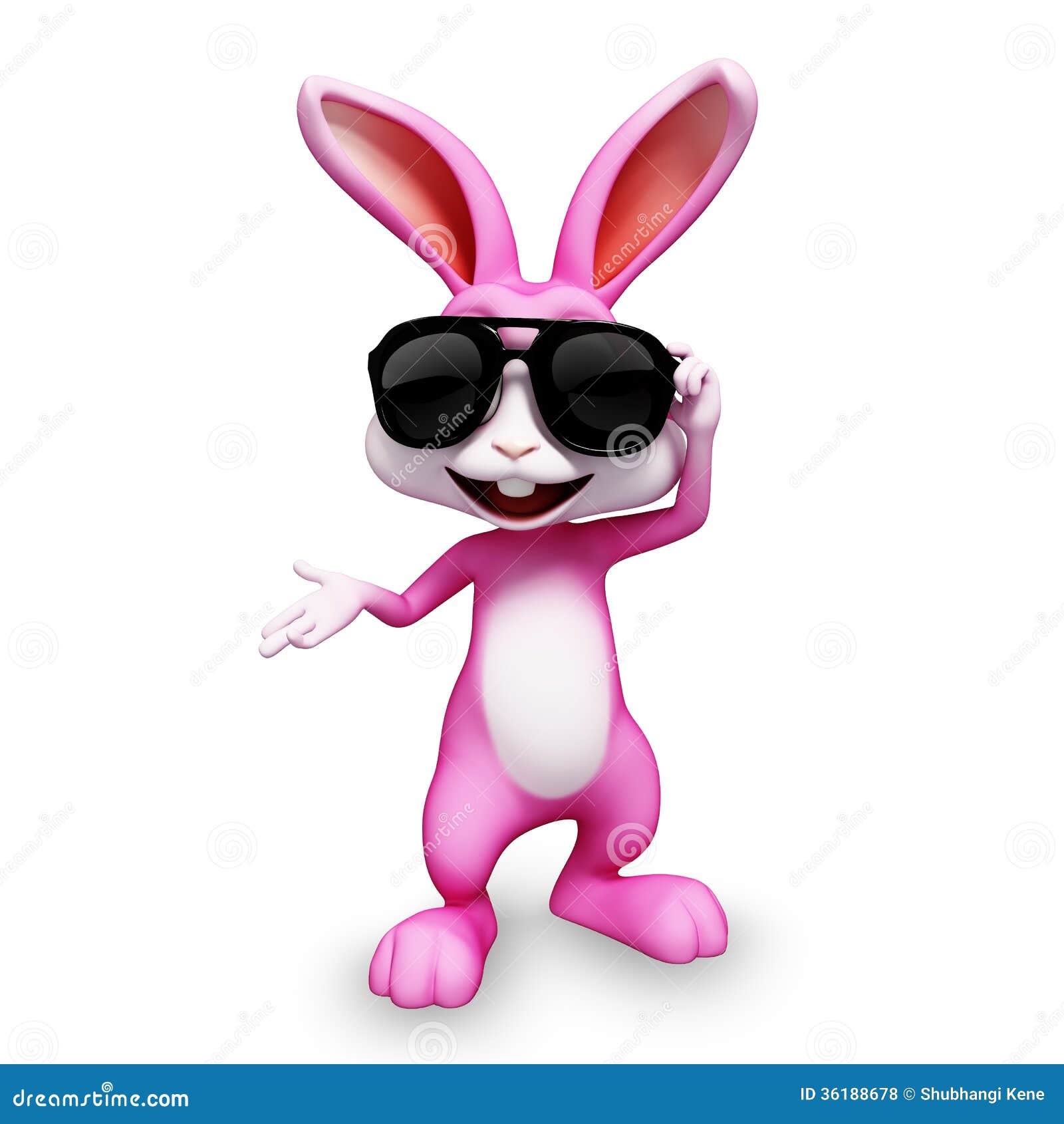 Happy Bunny Vector Illustration | CartoonDealer.com #23739252