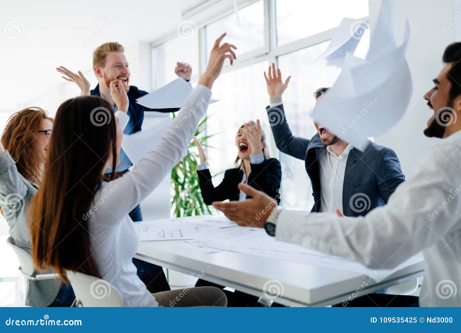 Business Colleagues Celebrating Successful Business Year Stock Image ... Business Colleagues Celebrating Successful Business Year Stock Image ...