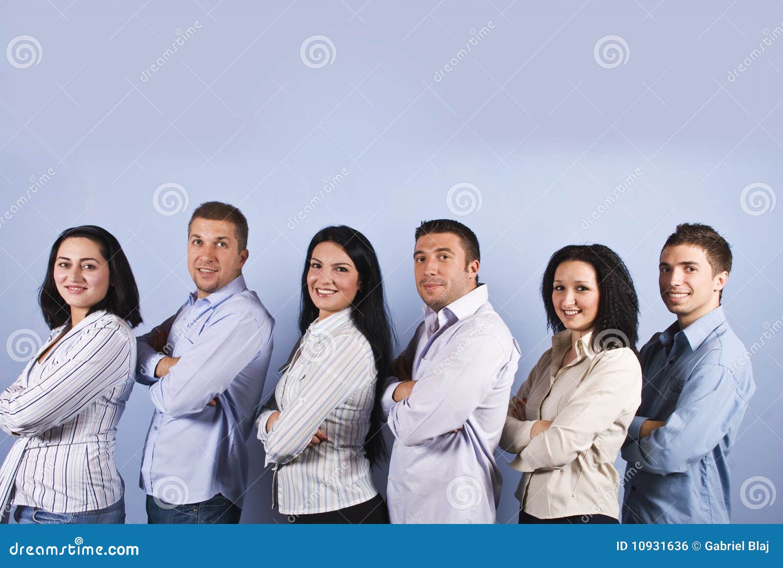 Happy Business Group with Smiling People Stock Photo - Image of ...